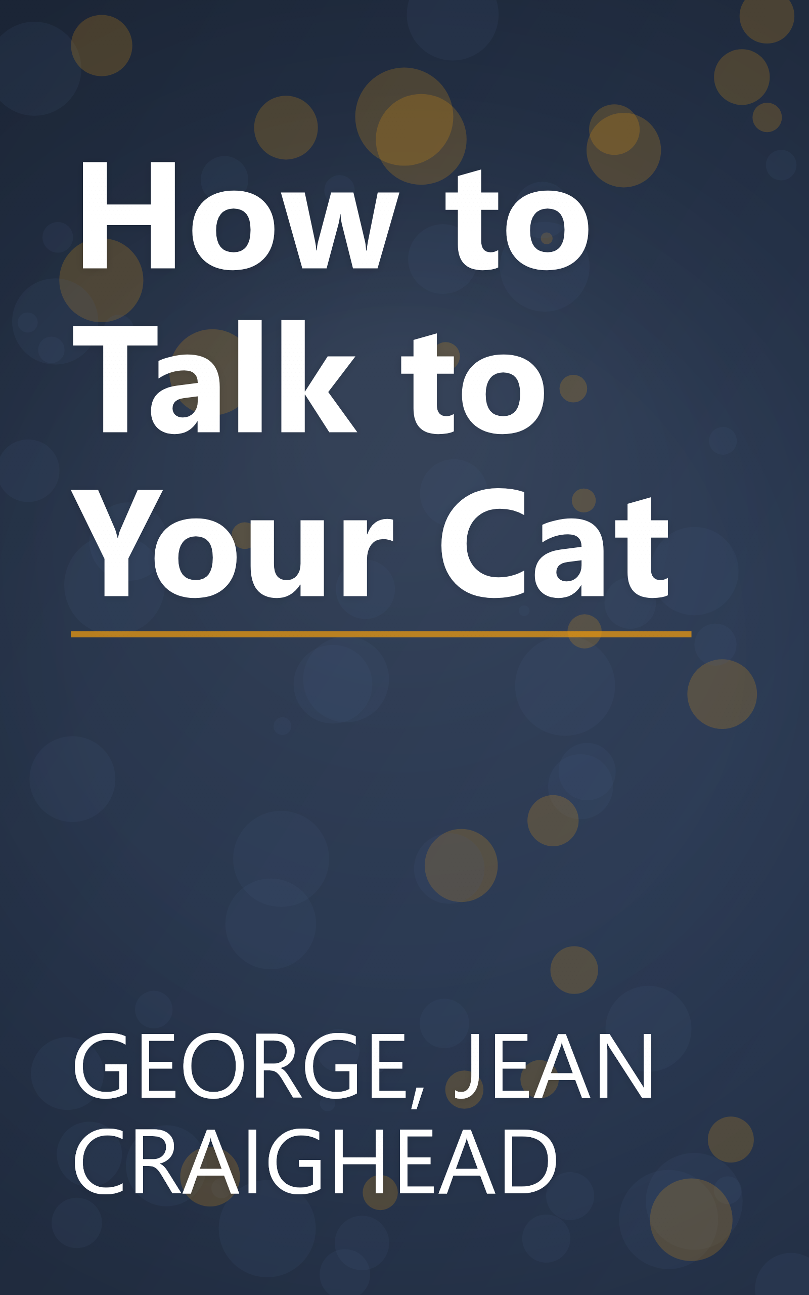 How to Talk to Your Cat book cover
