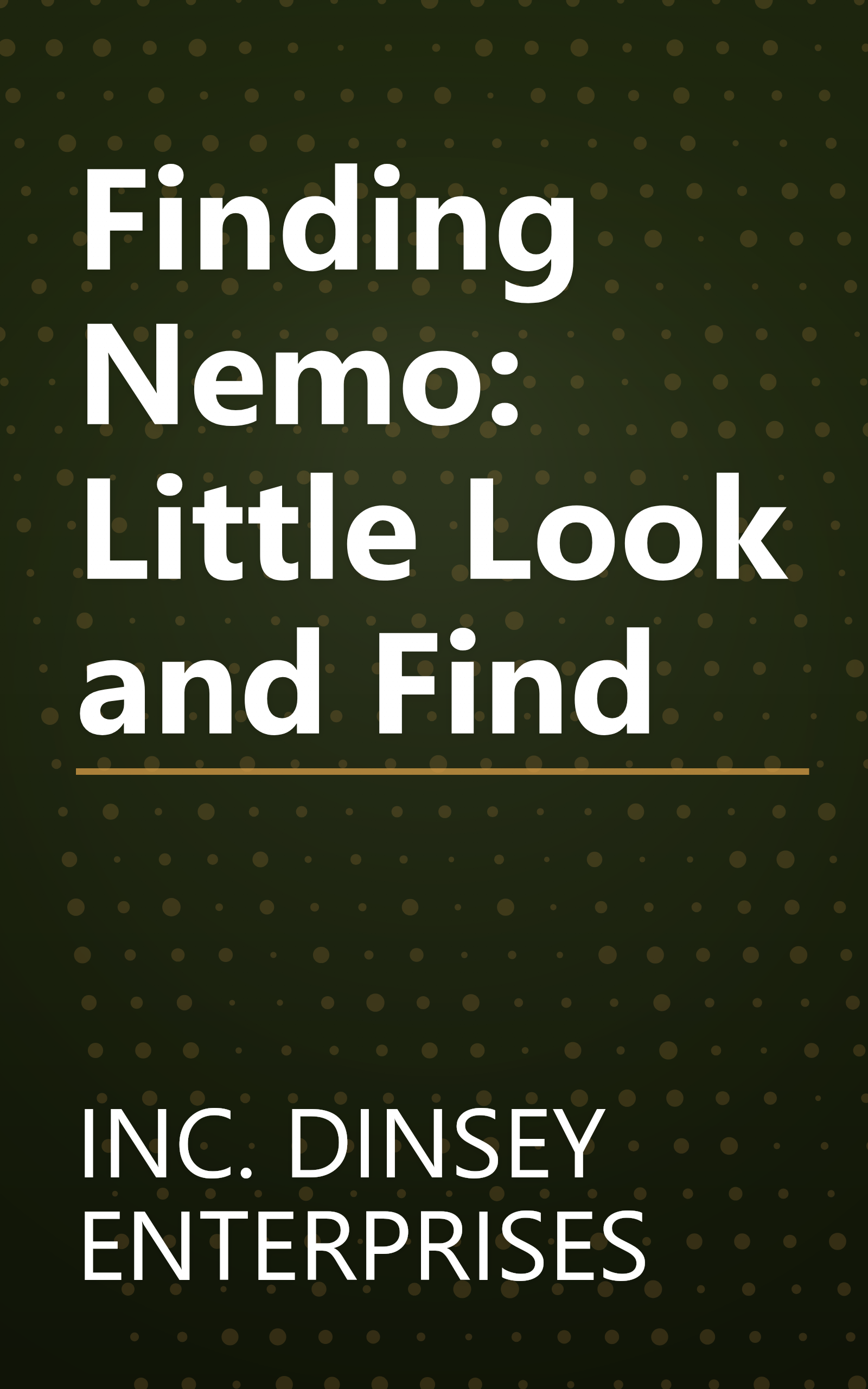 Finding Nemo: Little Look and Find book cover