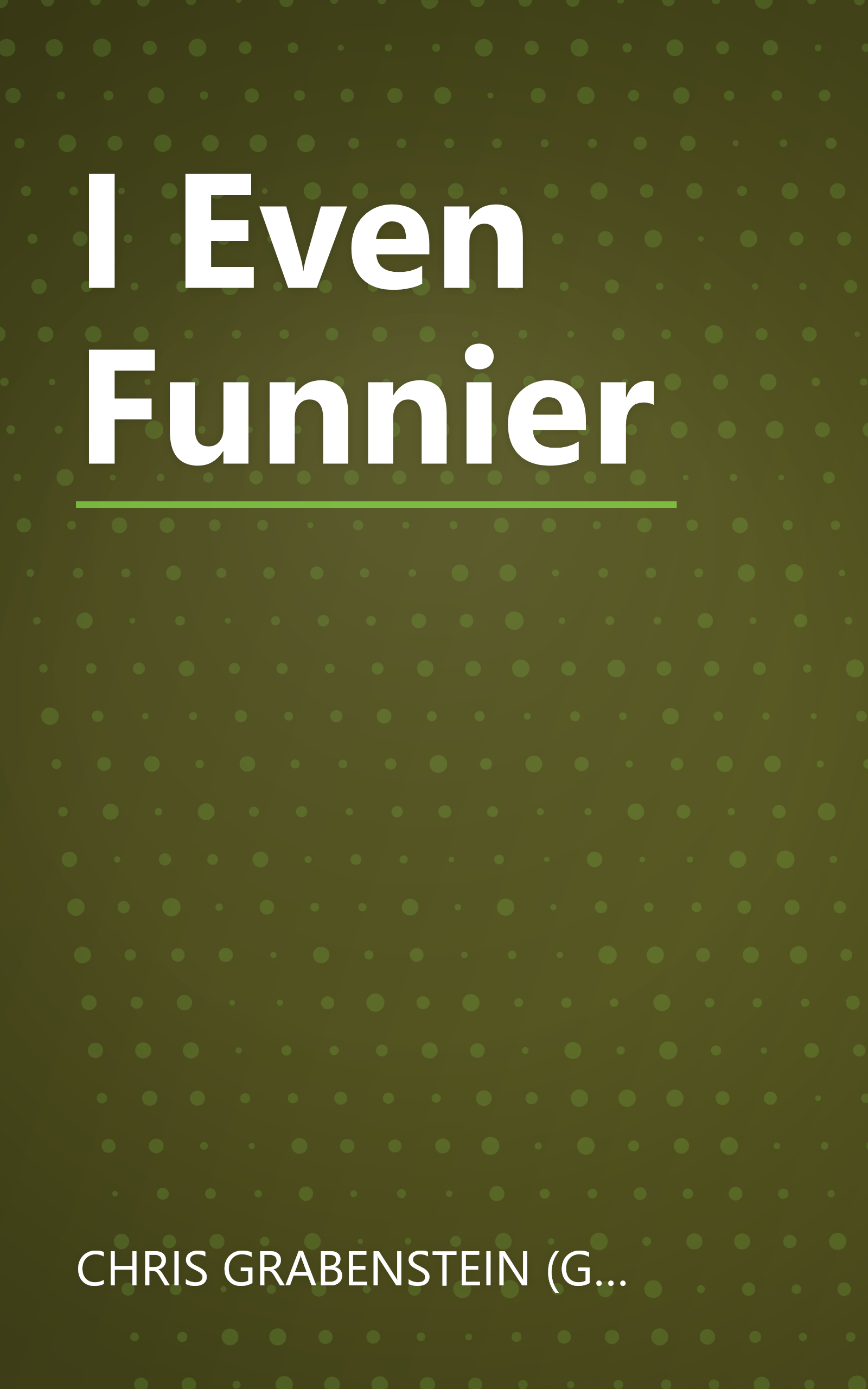 I Even Funnier book cover