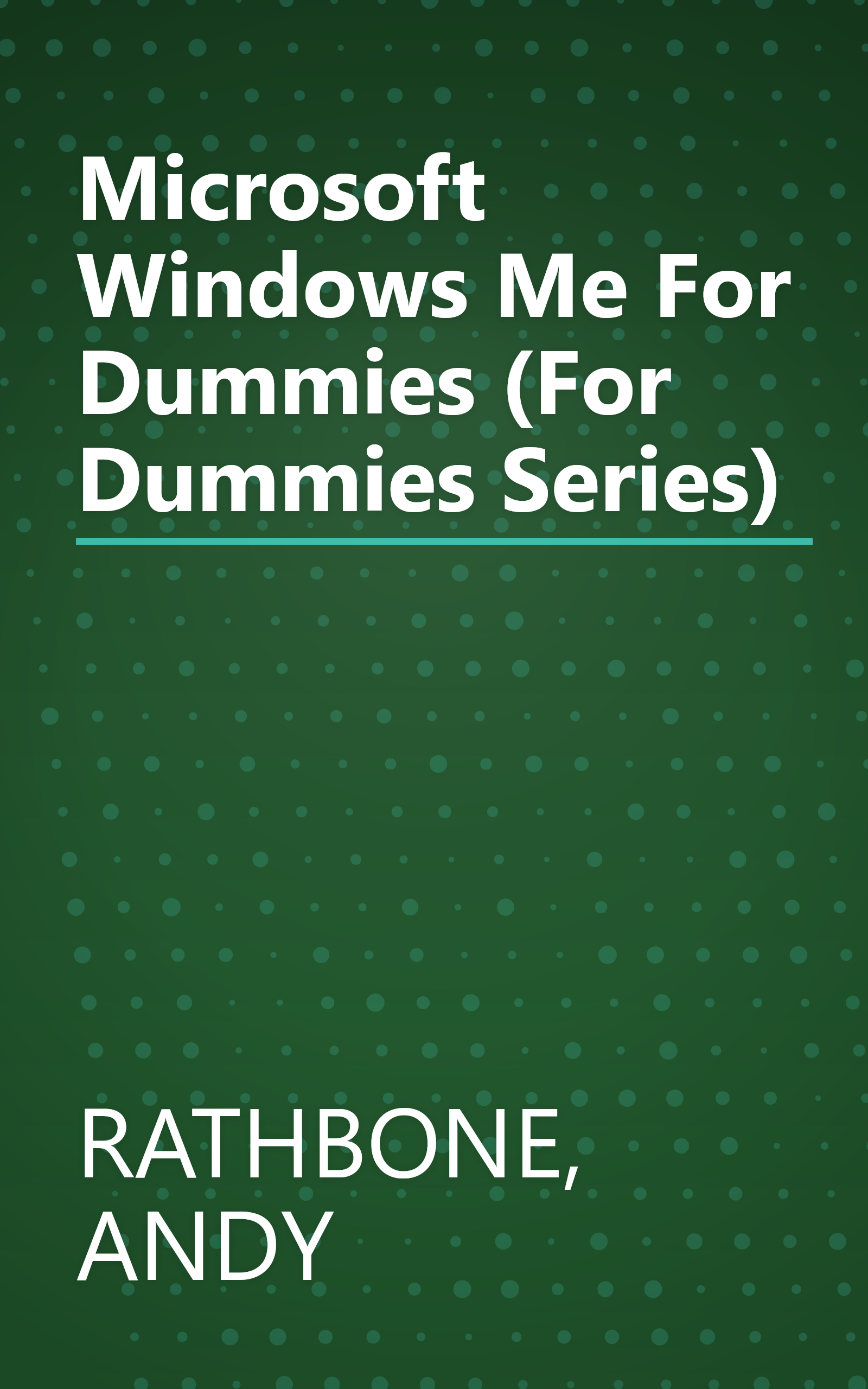 Microsoft Windows Me For Dummies (For Dummies Series) book cover