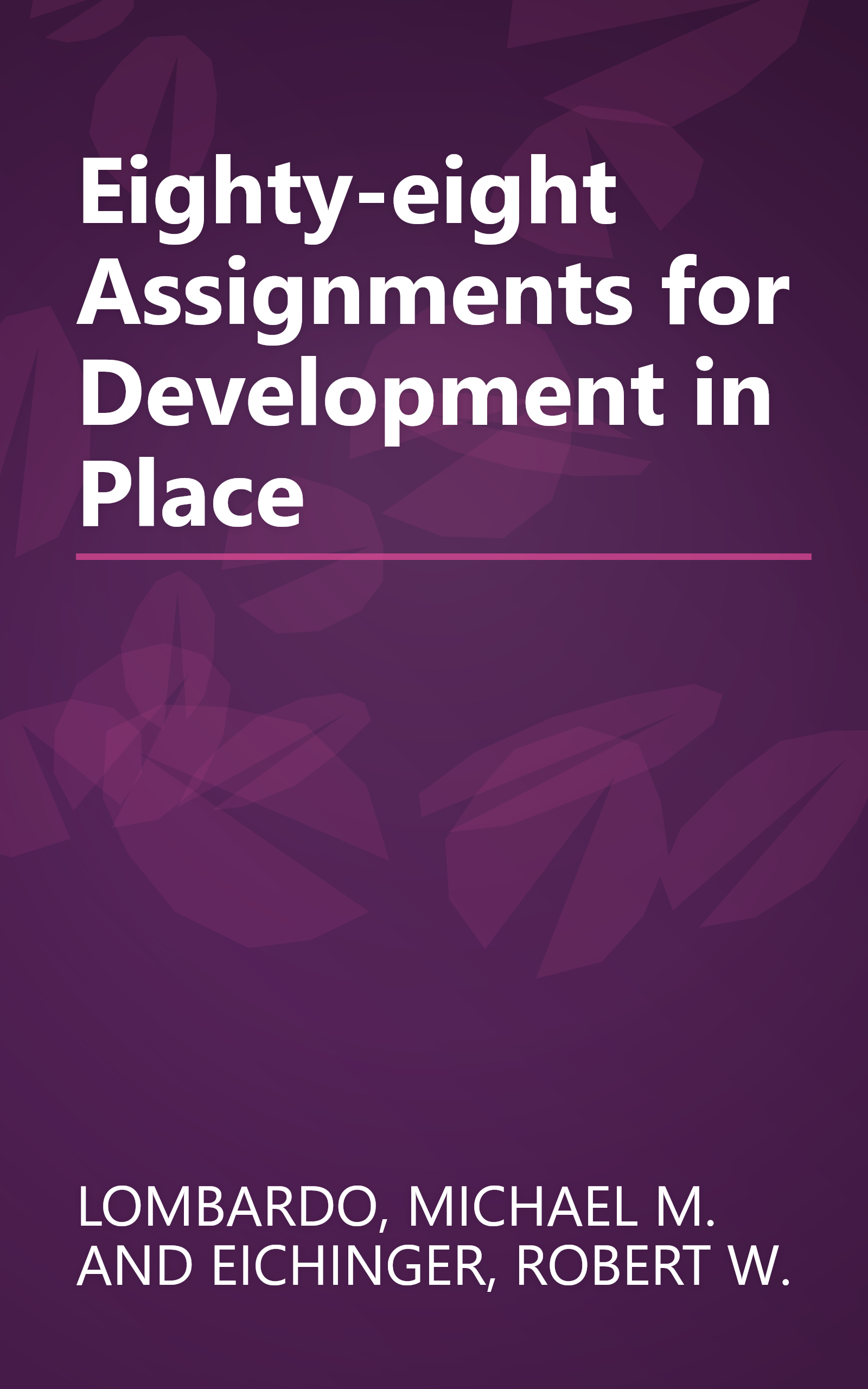 Eighty-eight Assignments for Development in Place book cover