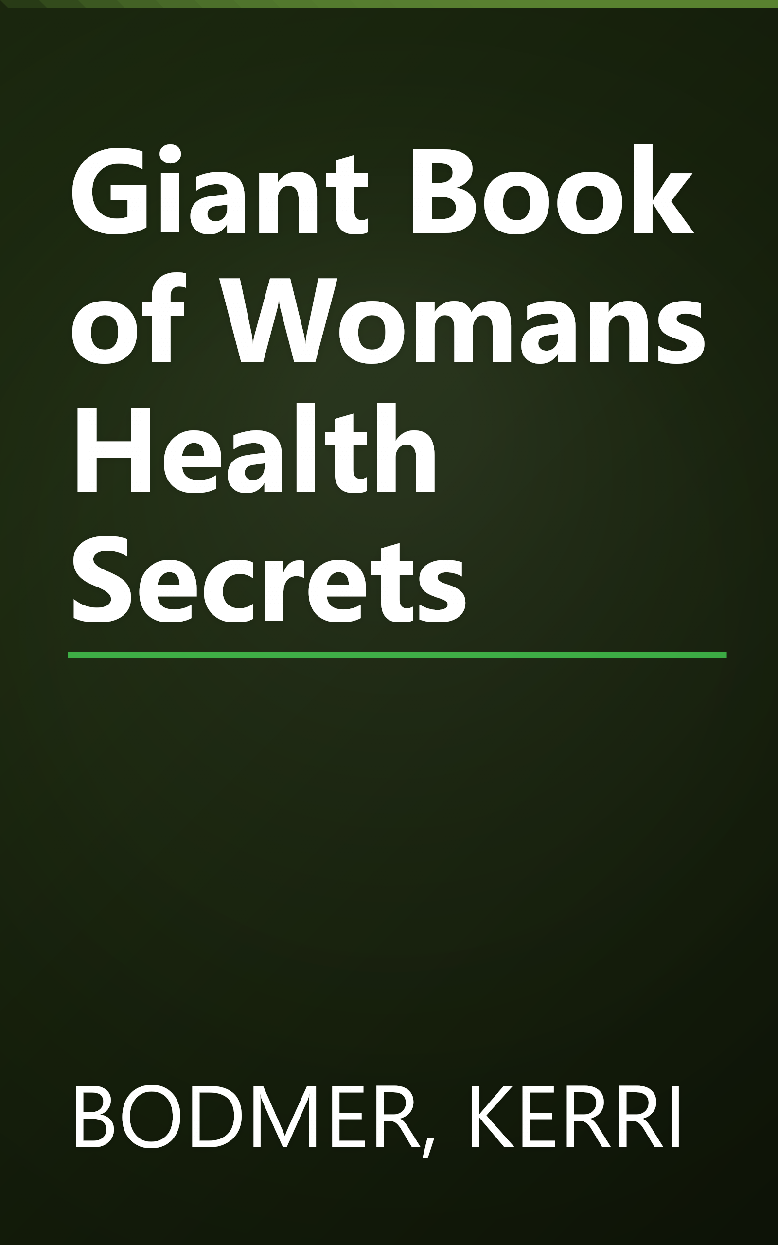 Giant Book of Womans Health Secrets book cover
