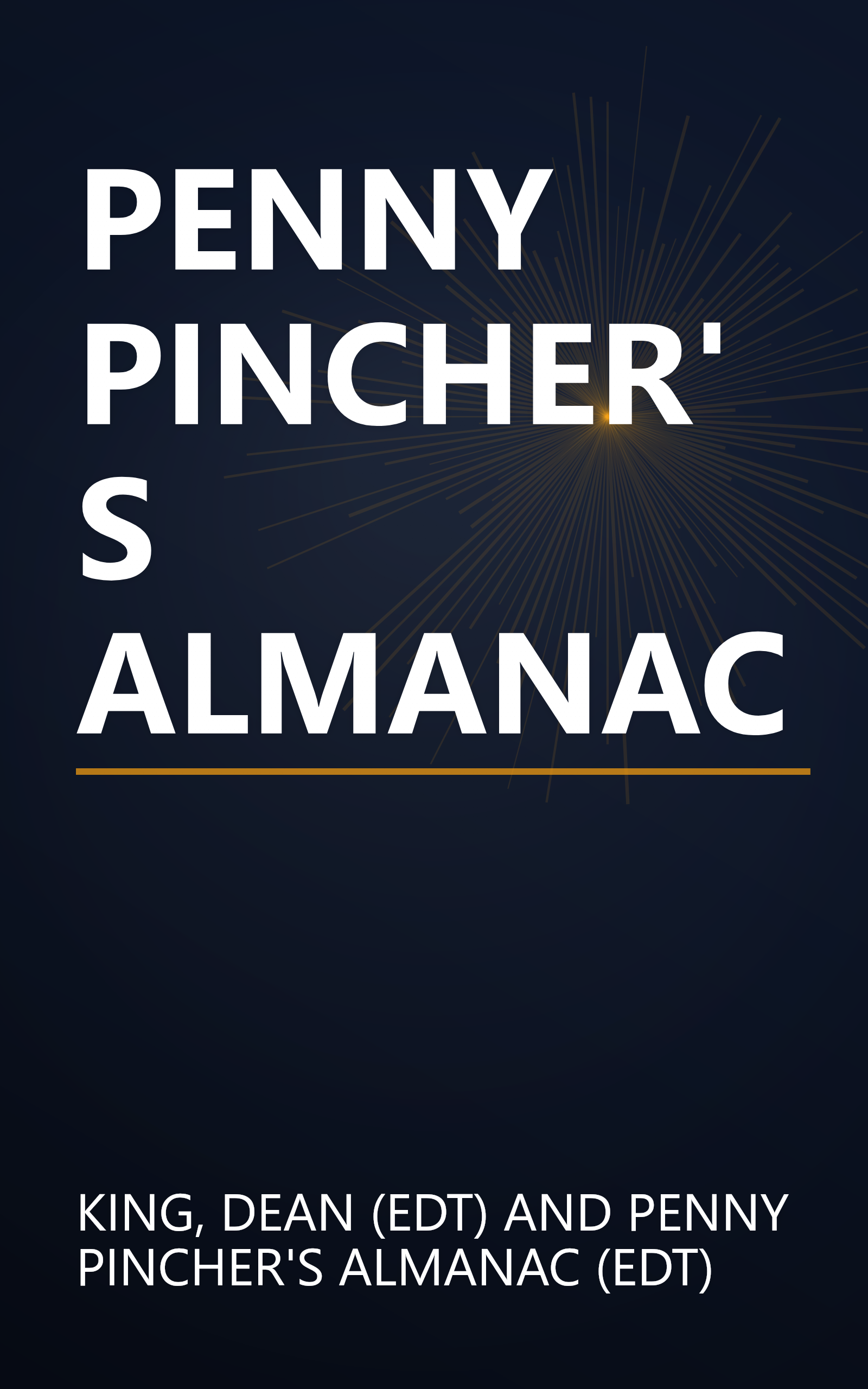 PENNY PINCHER'S ALMANAC book cover