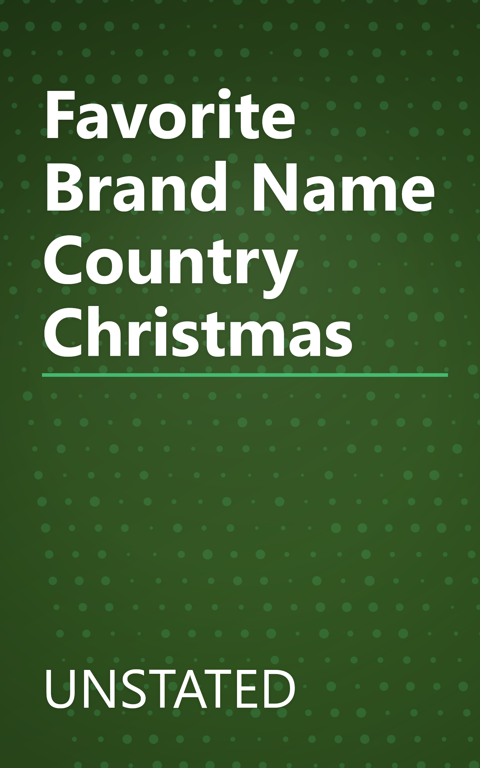 Favorite Brand Name Country Christmas book cover