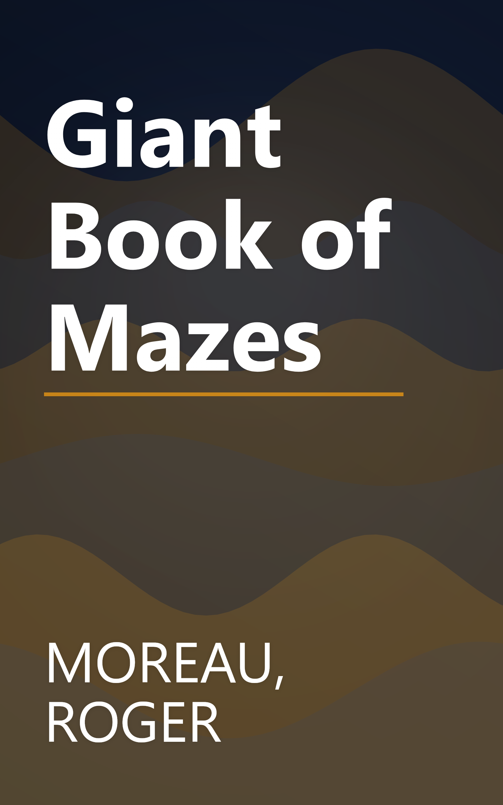 Giant Book of Mazes book cover