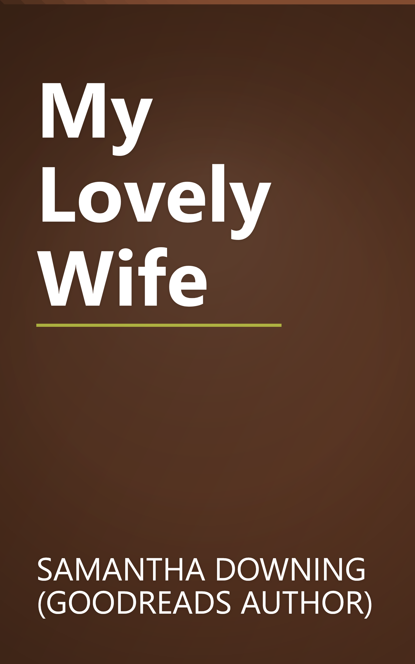 My Lovely Wife book cover