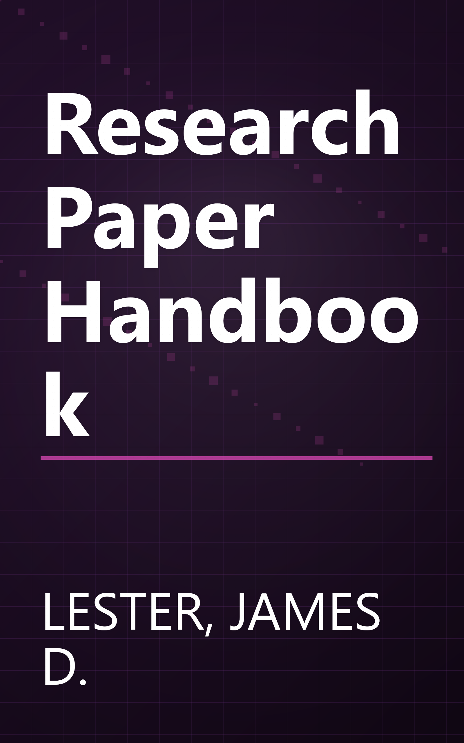 Research Paper Handbook book cover