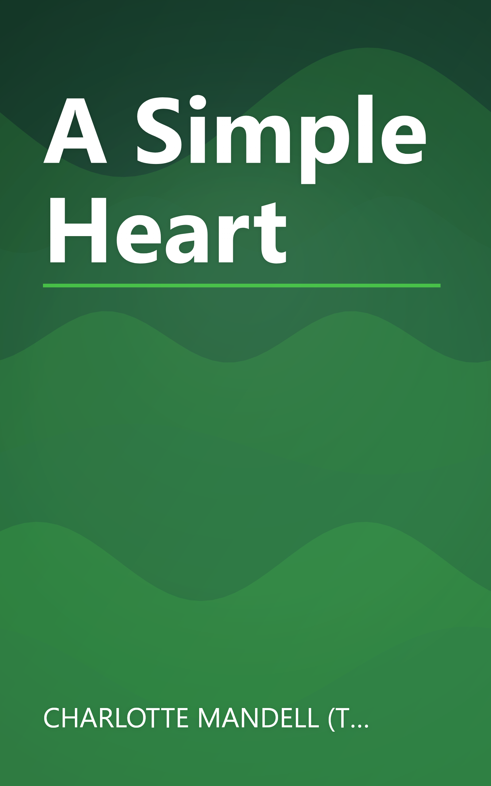 A Simple Heart book cover