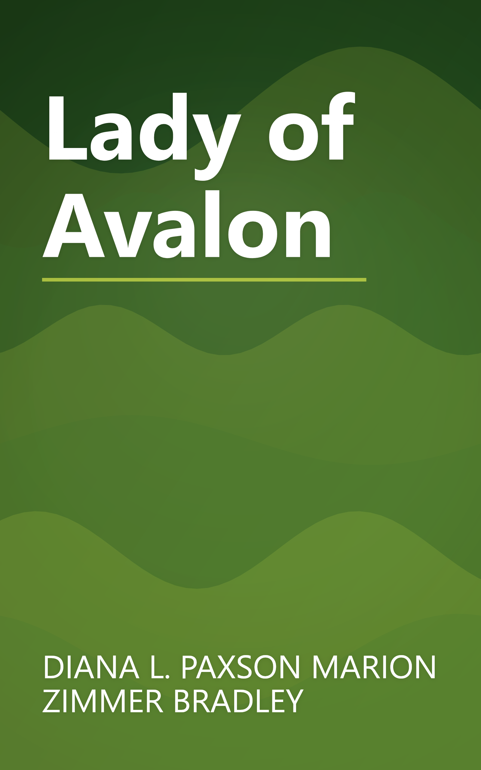 Lady of Avalon book cover