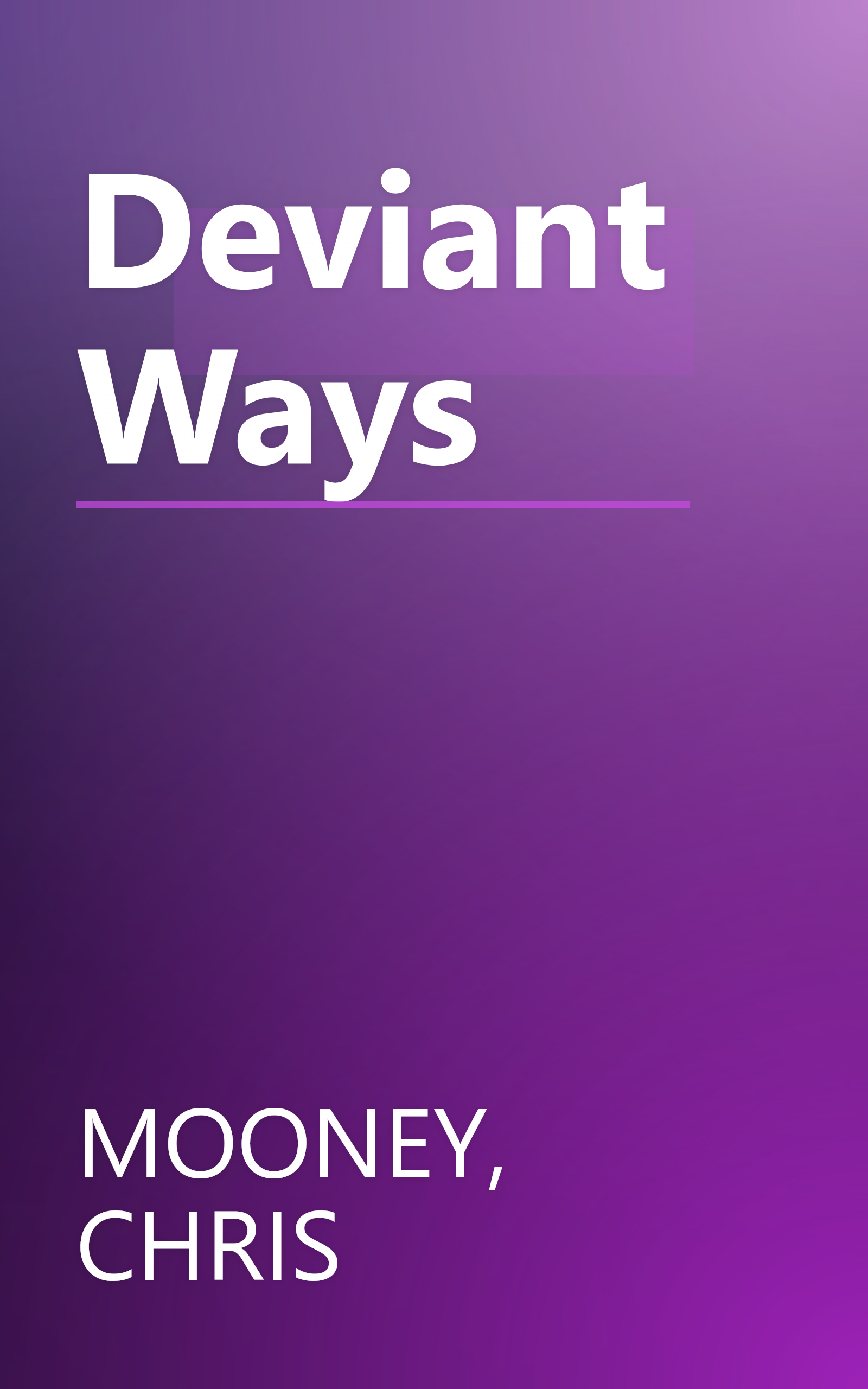 Deviant Ways book cover