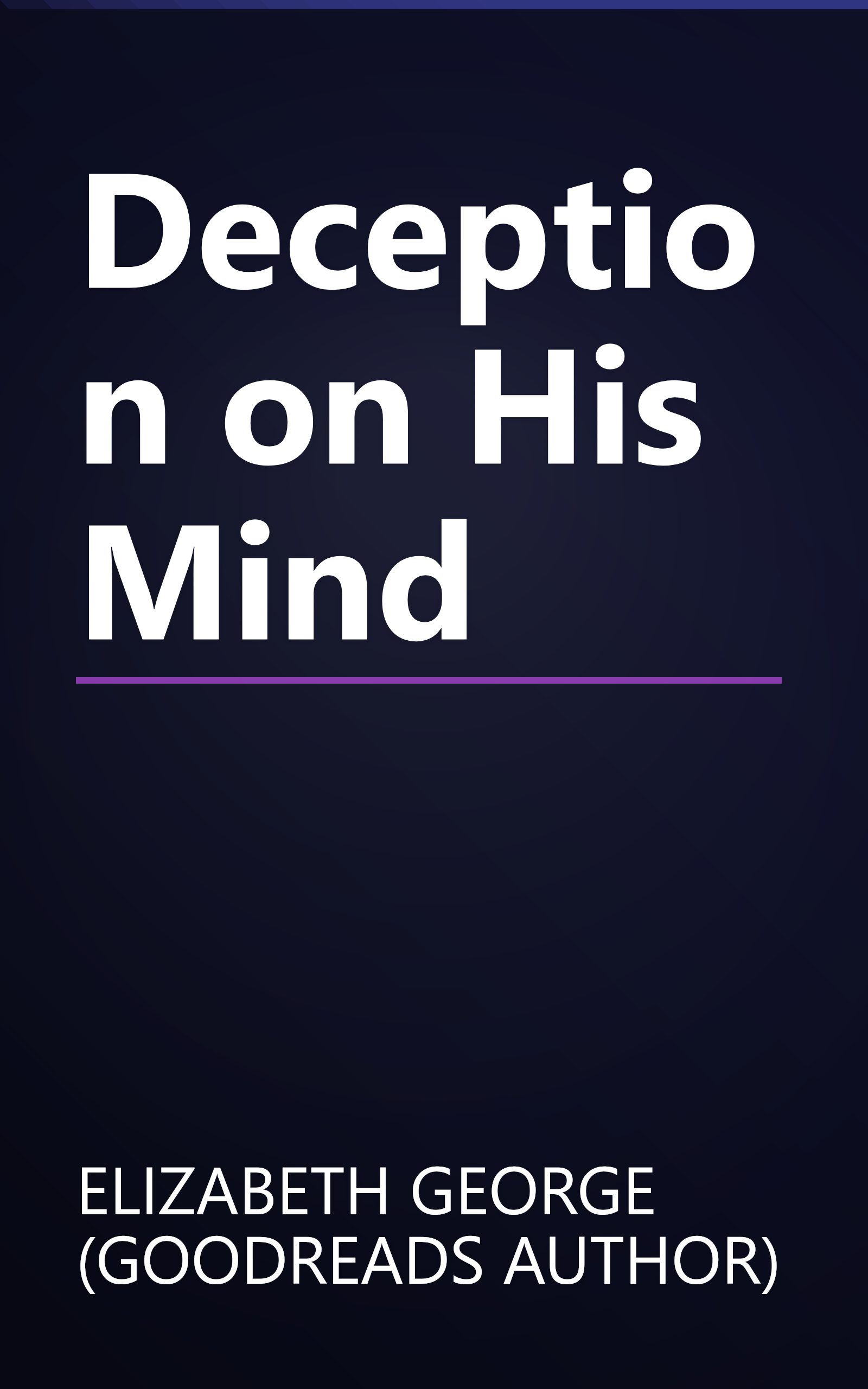 Deception on His Mind book cover