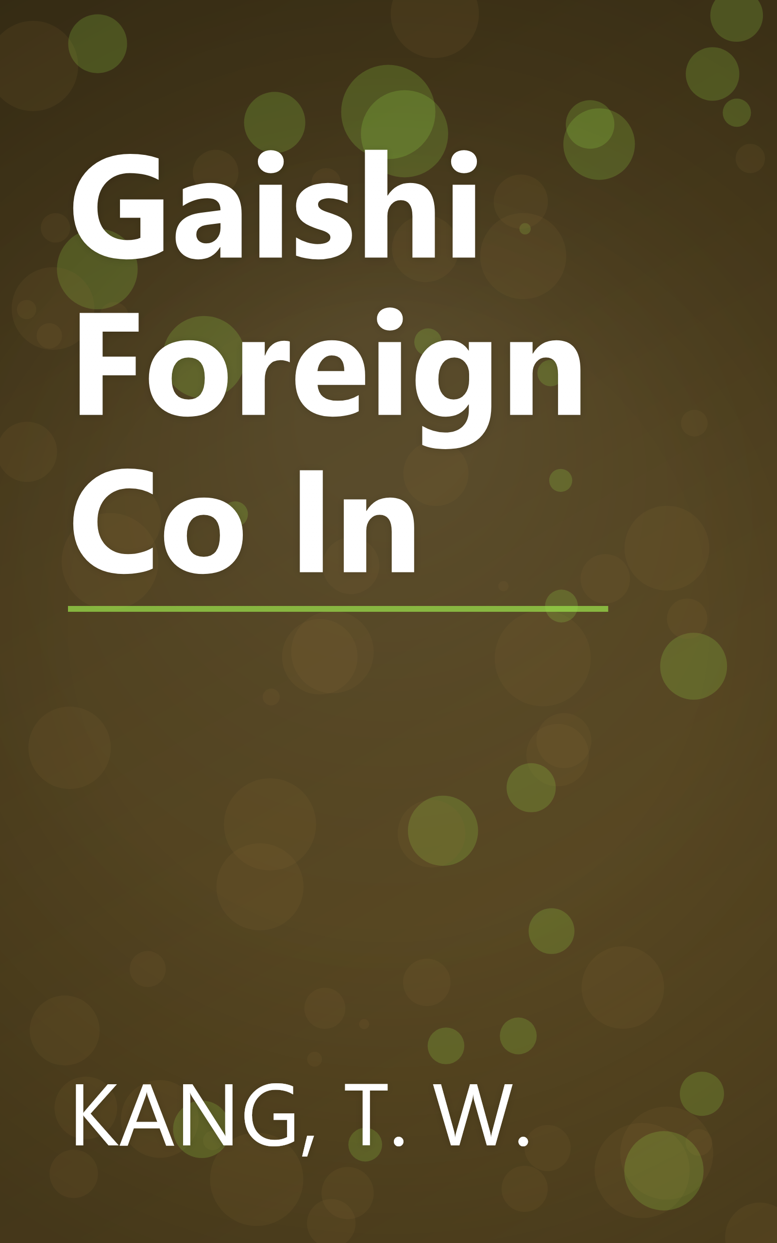 Gaishi Foreign Co In book cover
