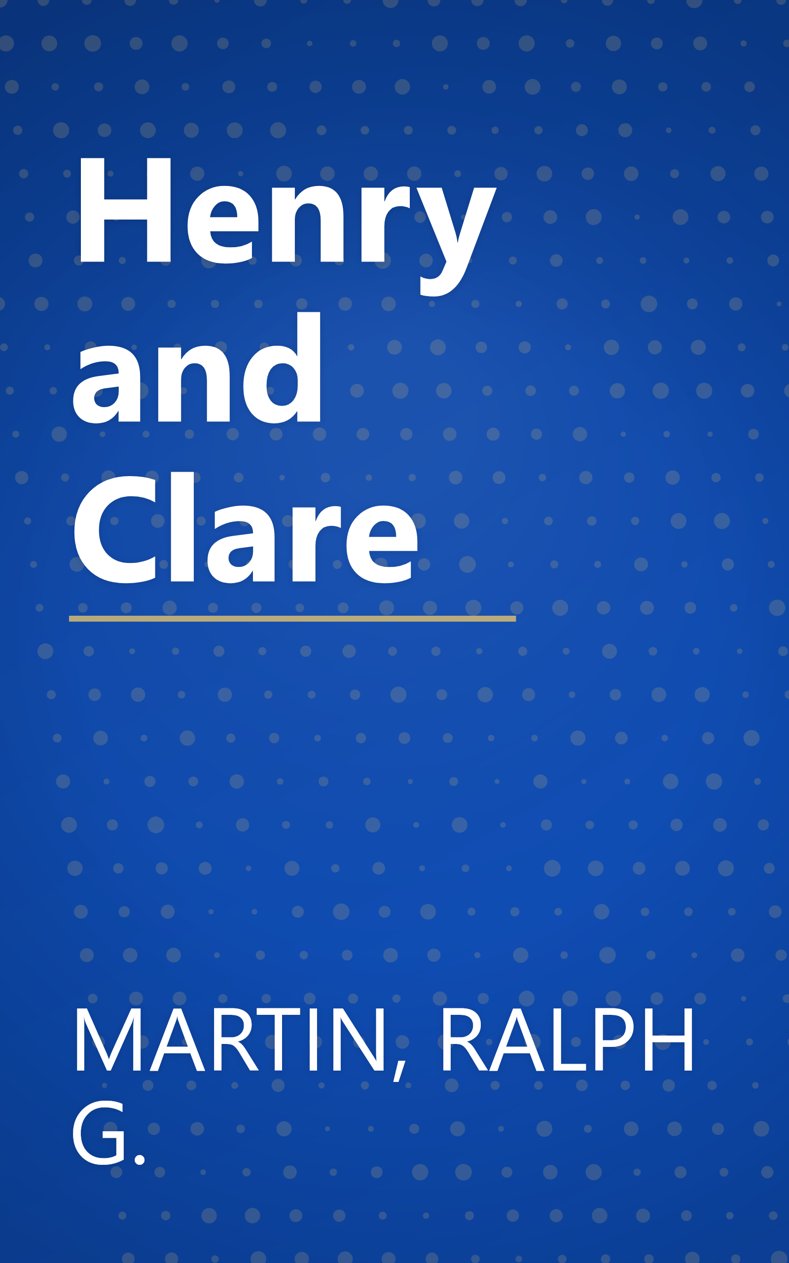 Henry and Clare book cover