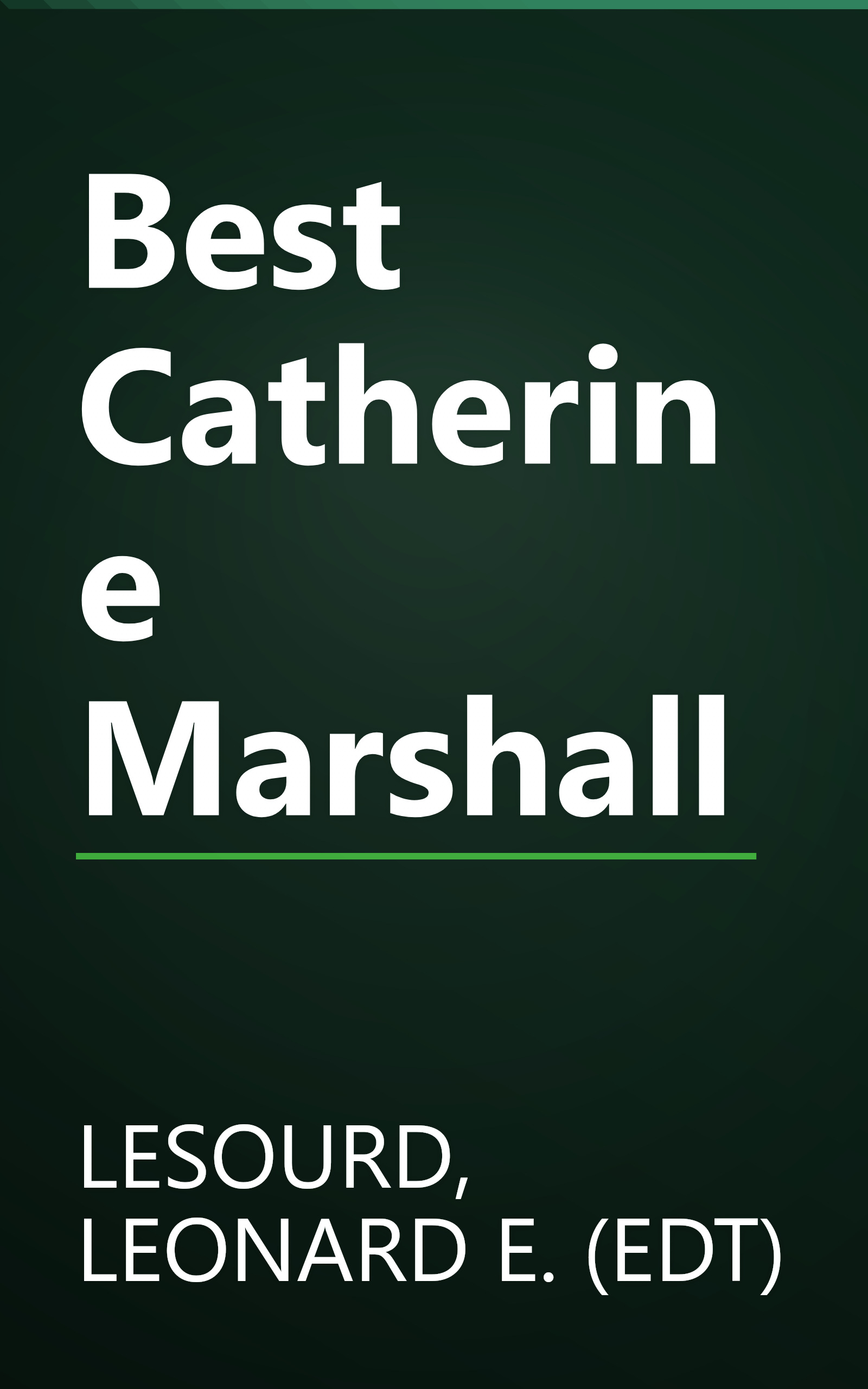 Best Catherine Marshall book cover