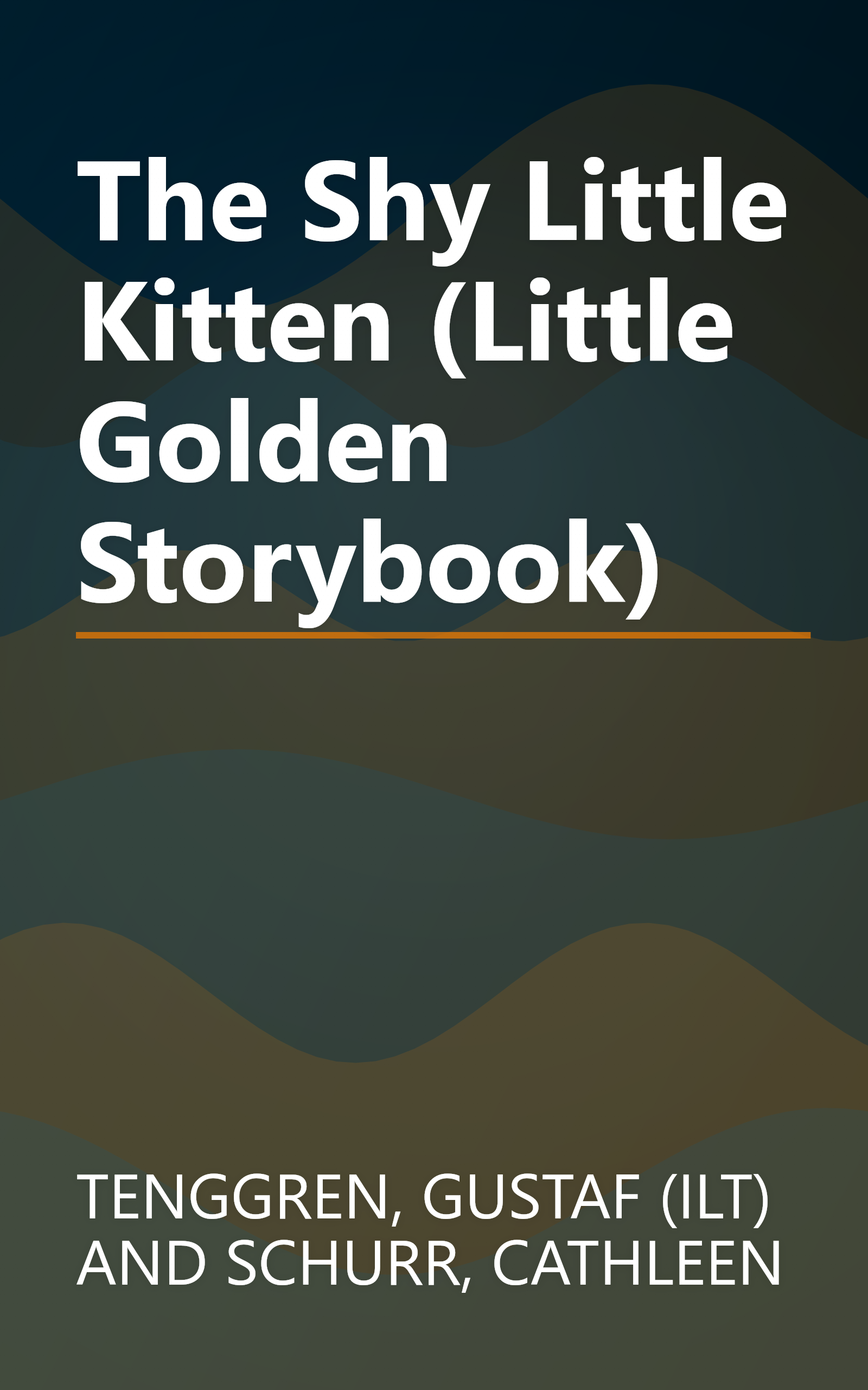The Shy Little Kitten (Little Golden Storybook) book cover