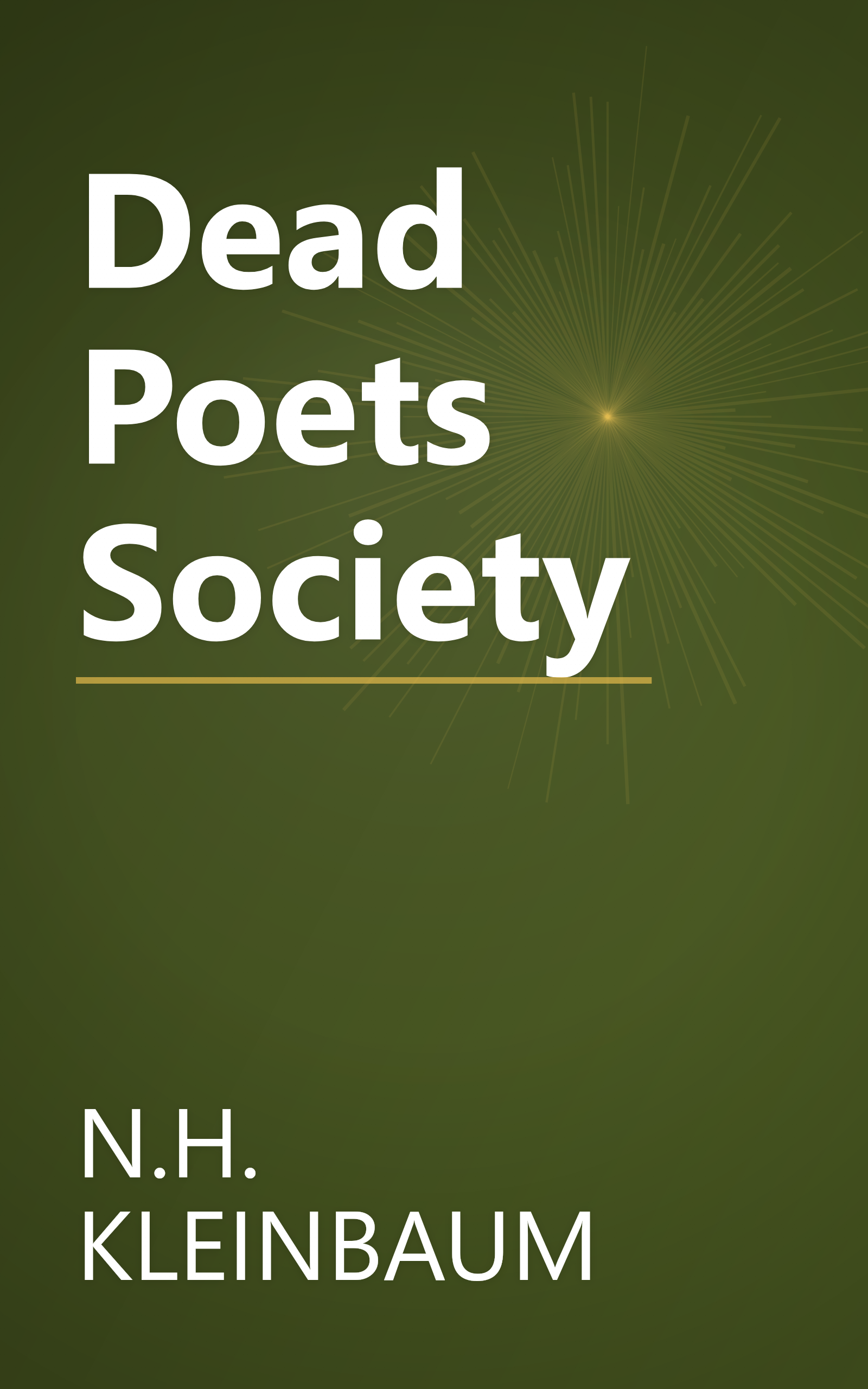 Dead Poets Society book cover