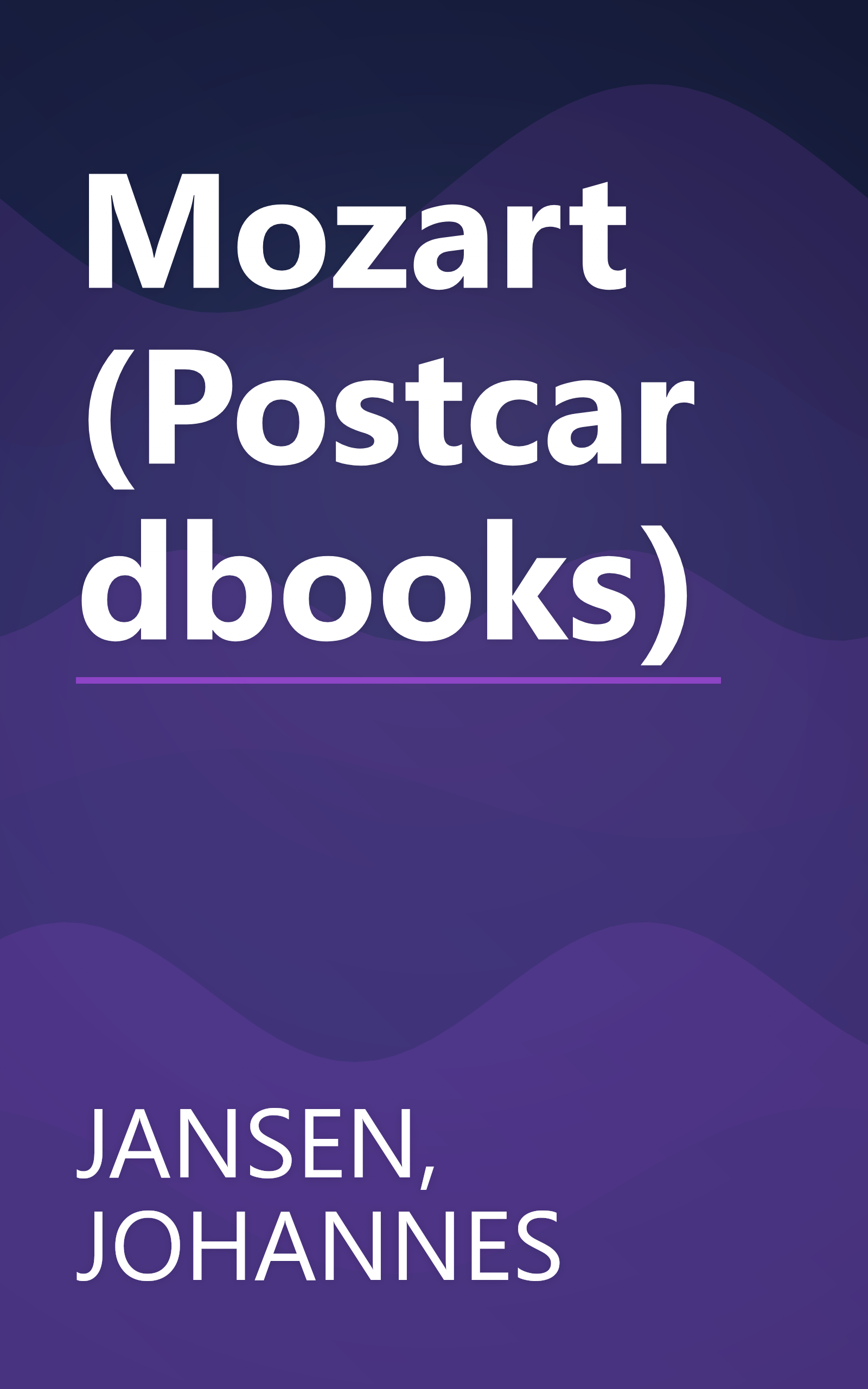 Mozart (Postcardbooks) book cover