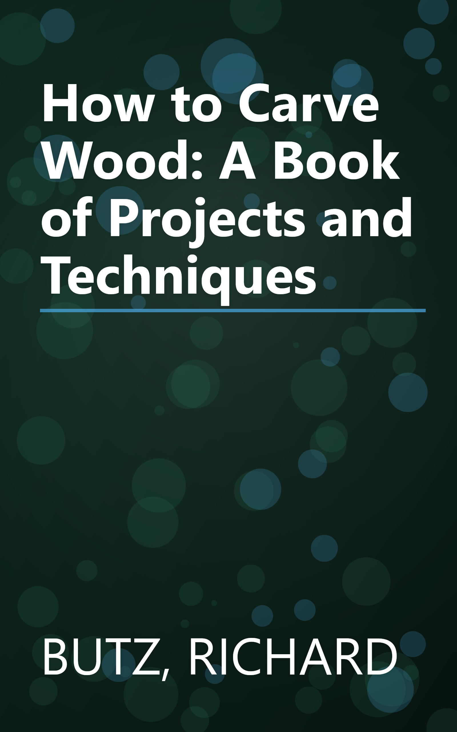 How to Carve Wood: A Book of Projects and Techniques book cover