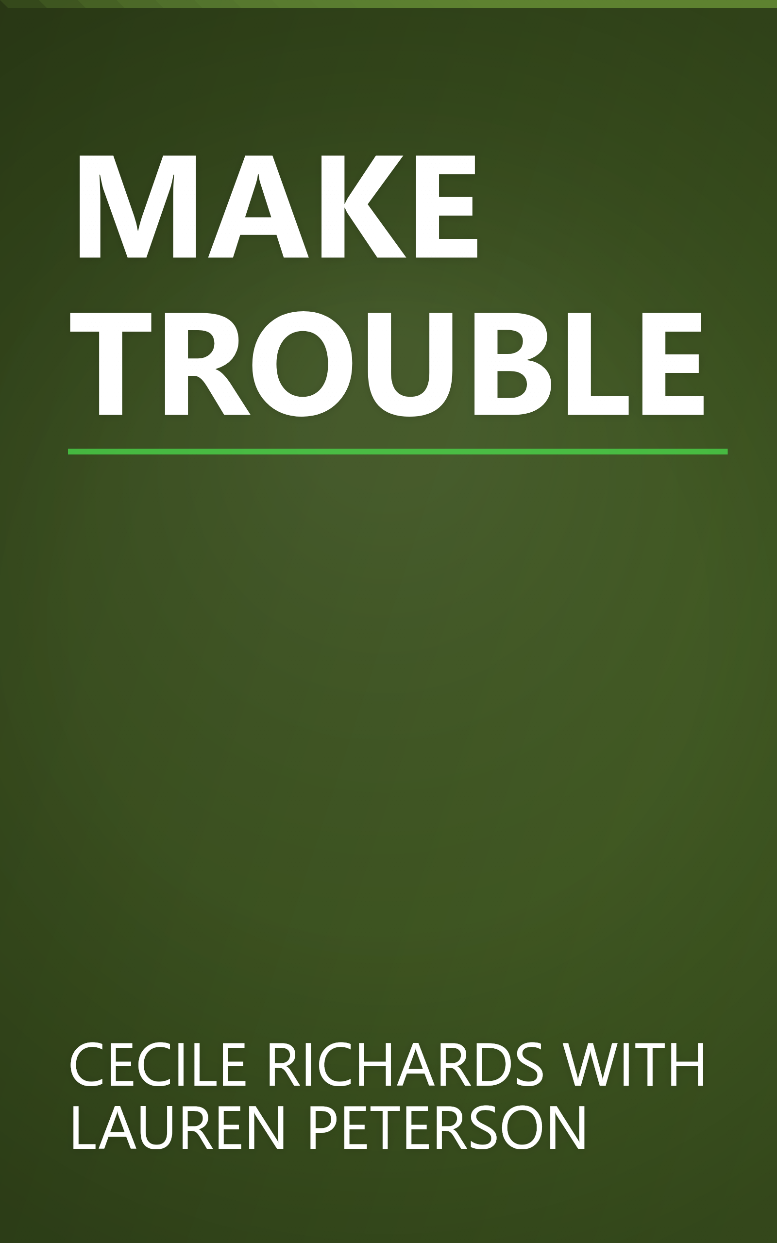 MAKE TROUBLE book cover
