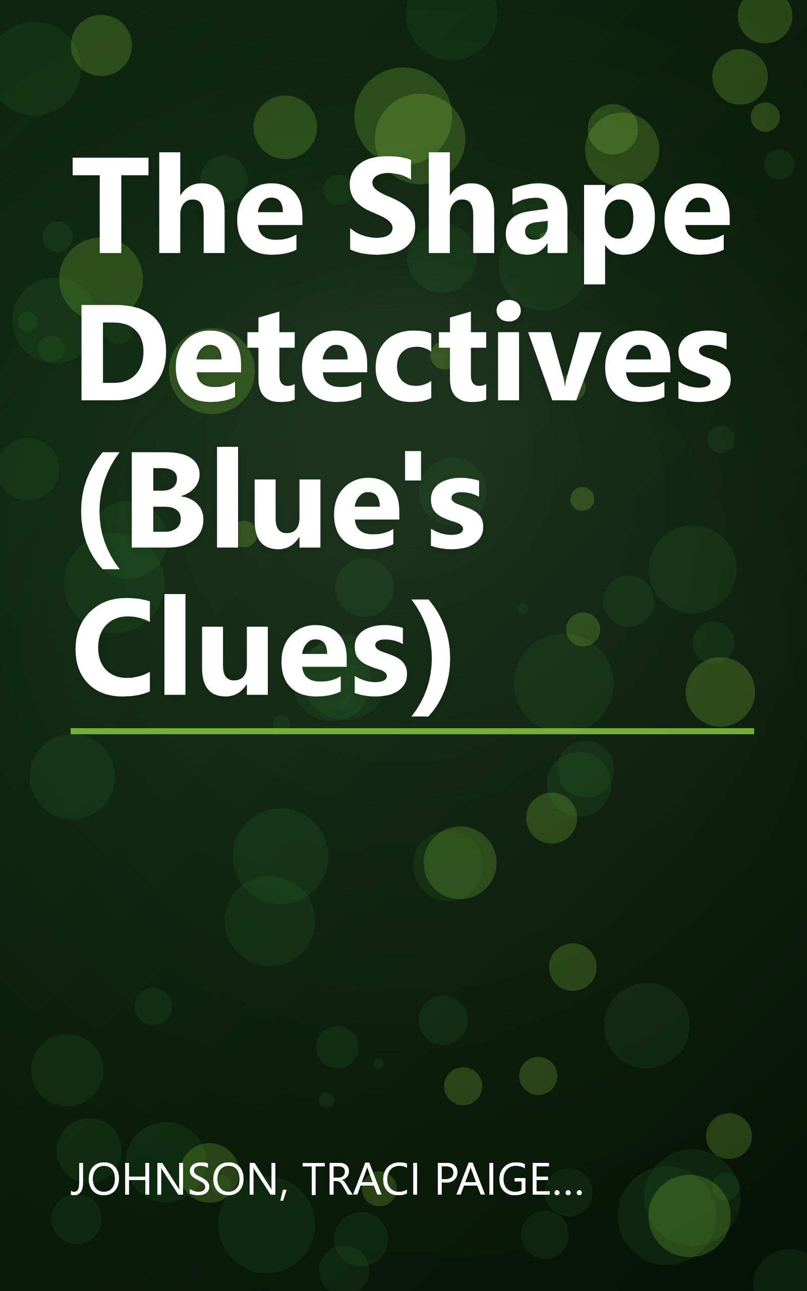 The Shape Detectives (Blue's Clues) book cover