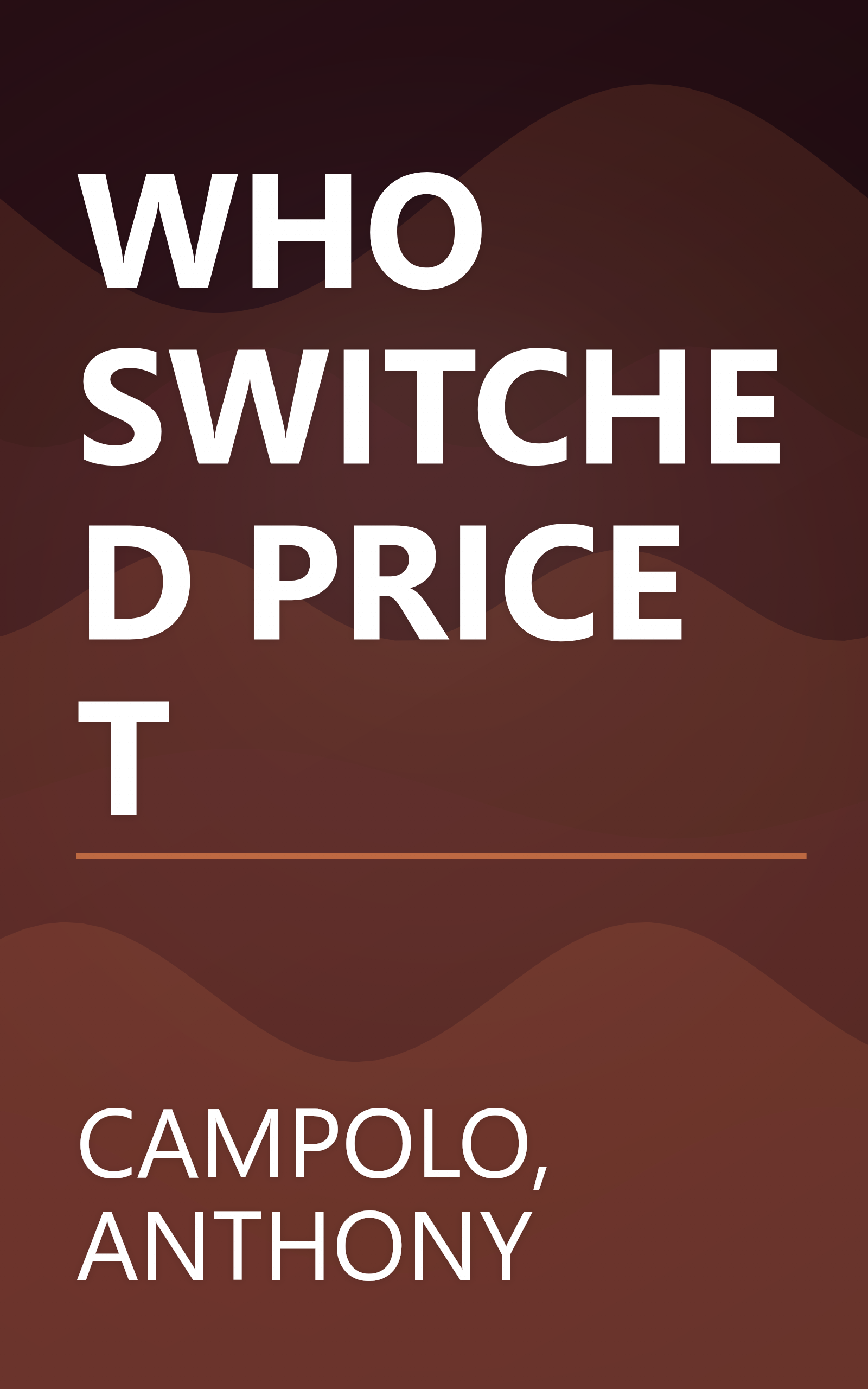 WHO SWITCHED PRICE T book cover