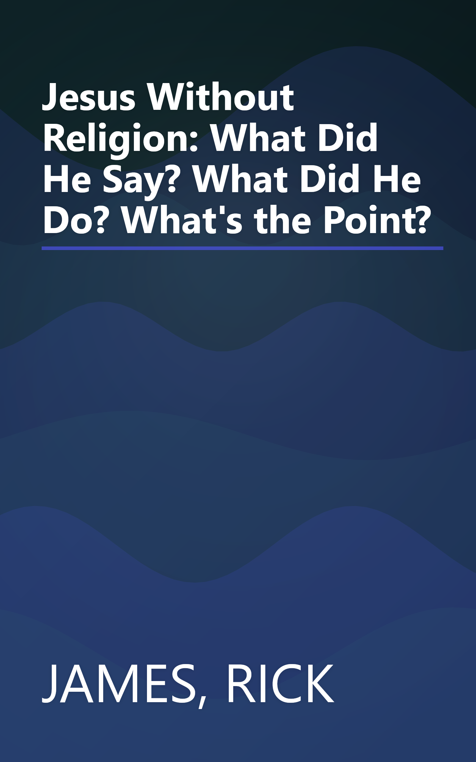 Jesus Without Religion: What Did He Say? What Did He Do? What's the Point? book cover