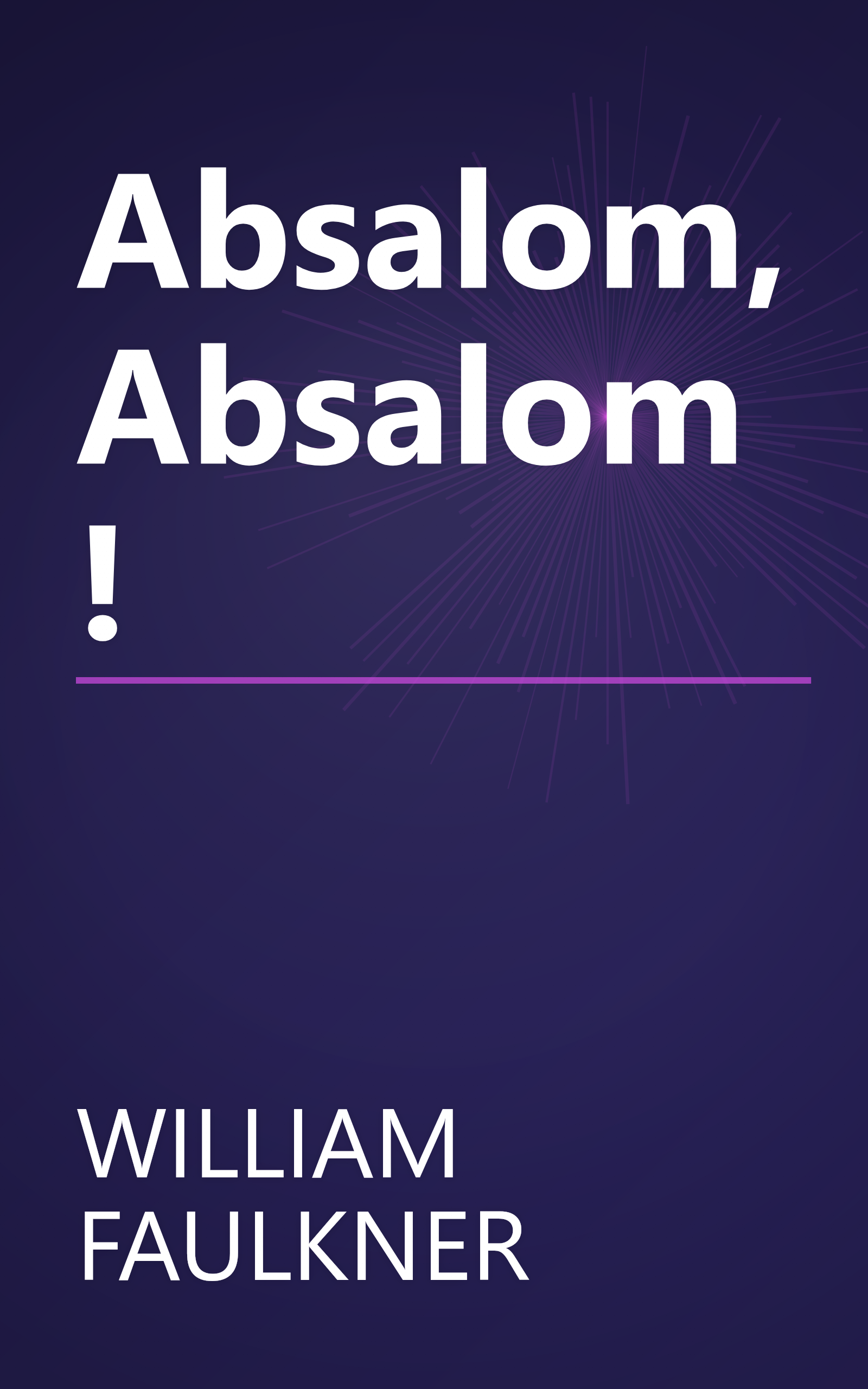 Absalom, Absalom! book cover