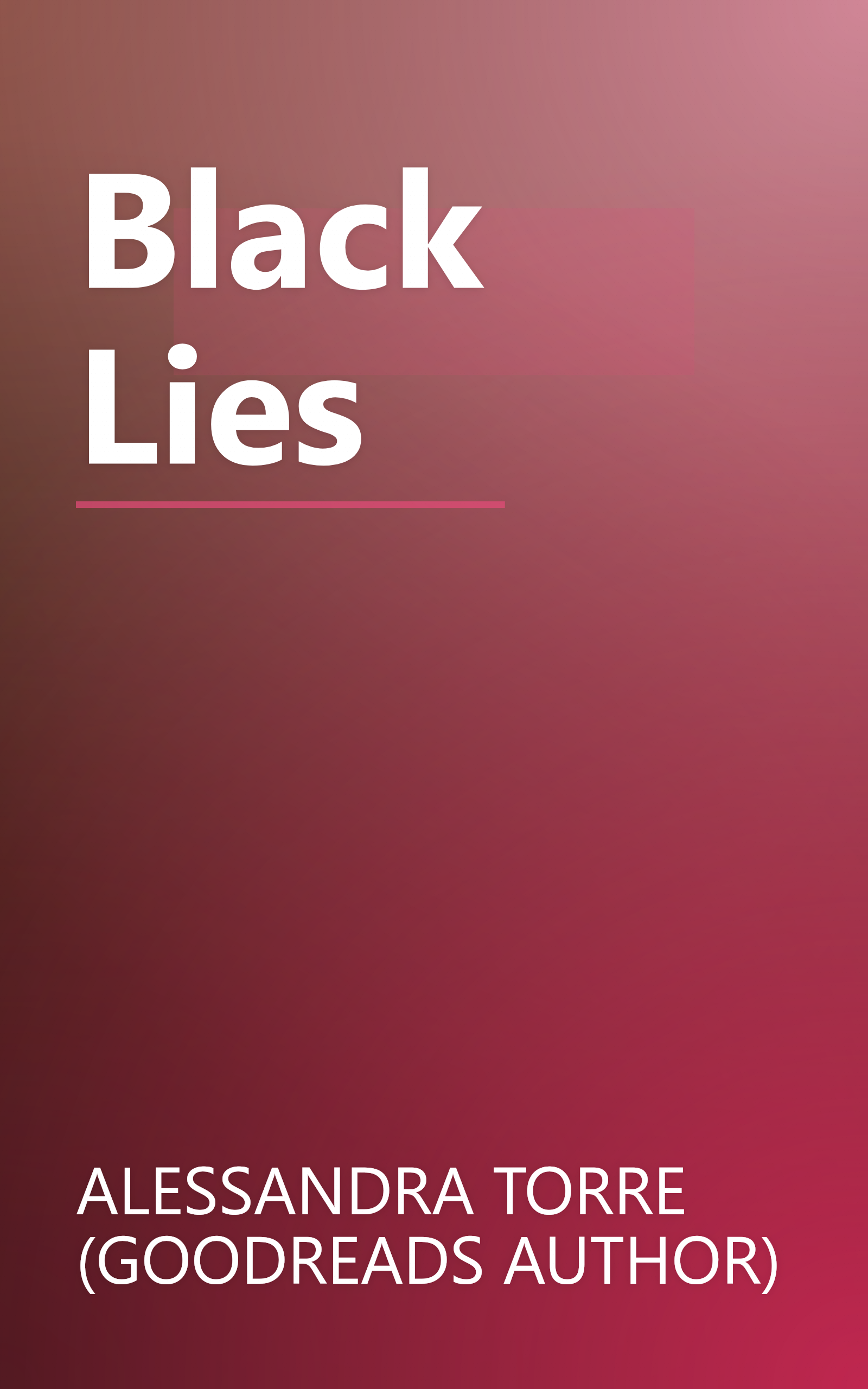 Black Lies book cover