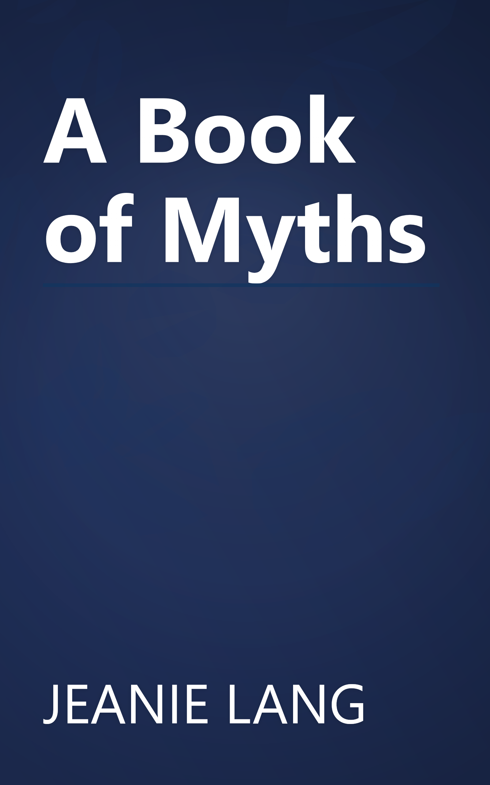 A Book of Myths book cover