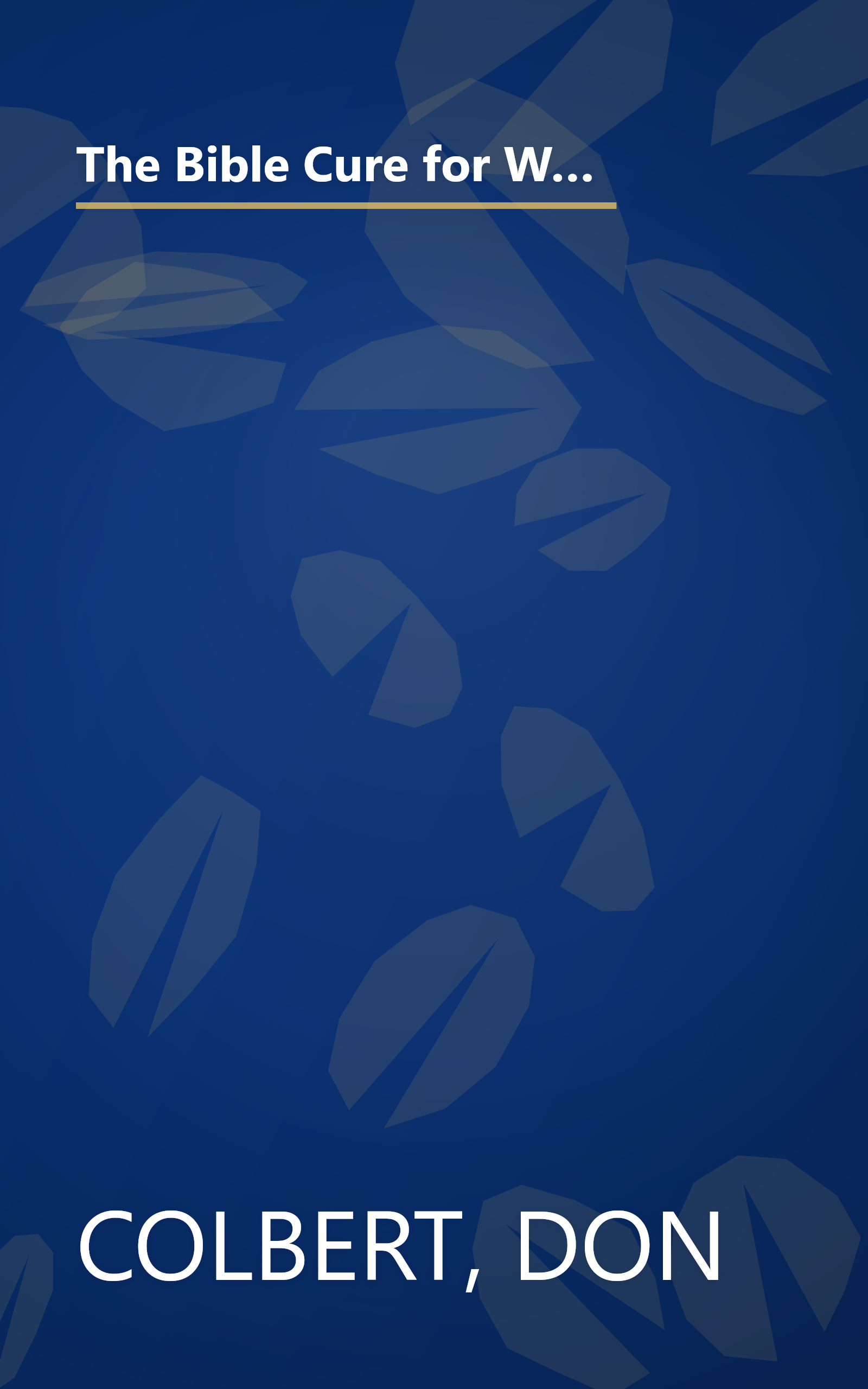 The Bible Cure for Weight Loss and Muscle Gain: Ancient Truths, Natural Remedies and the Latest Findings for Your Health Today (Bible Cure Ser) book cover