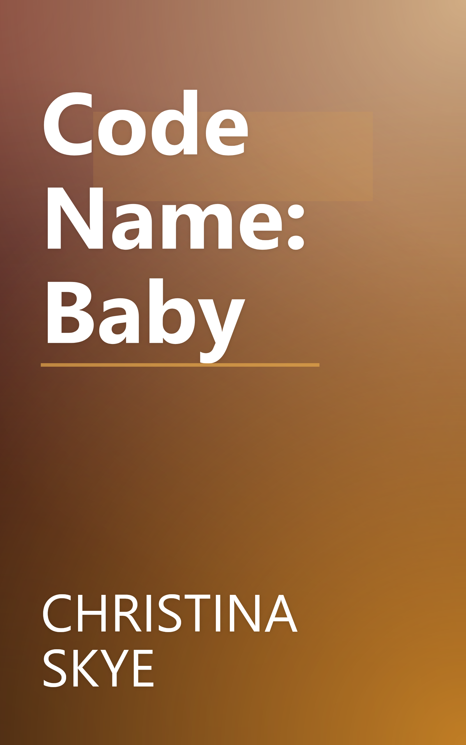 Code Name: Baby book cover