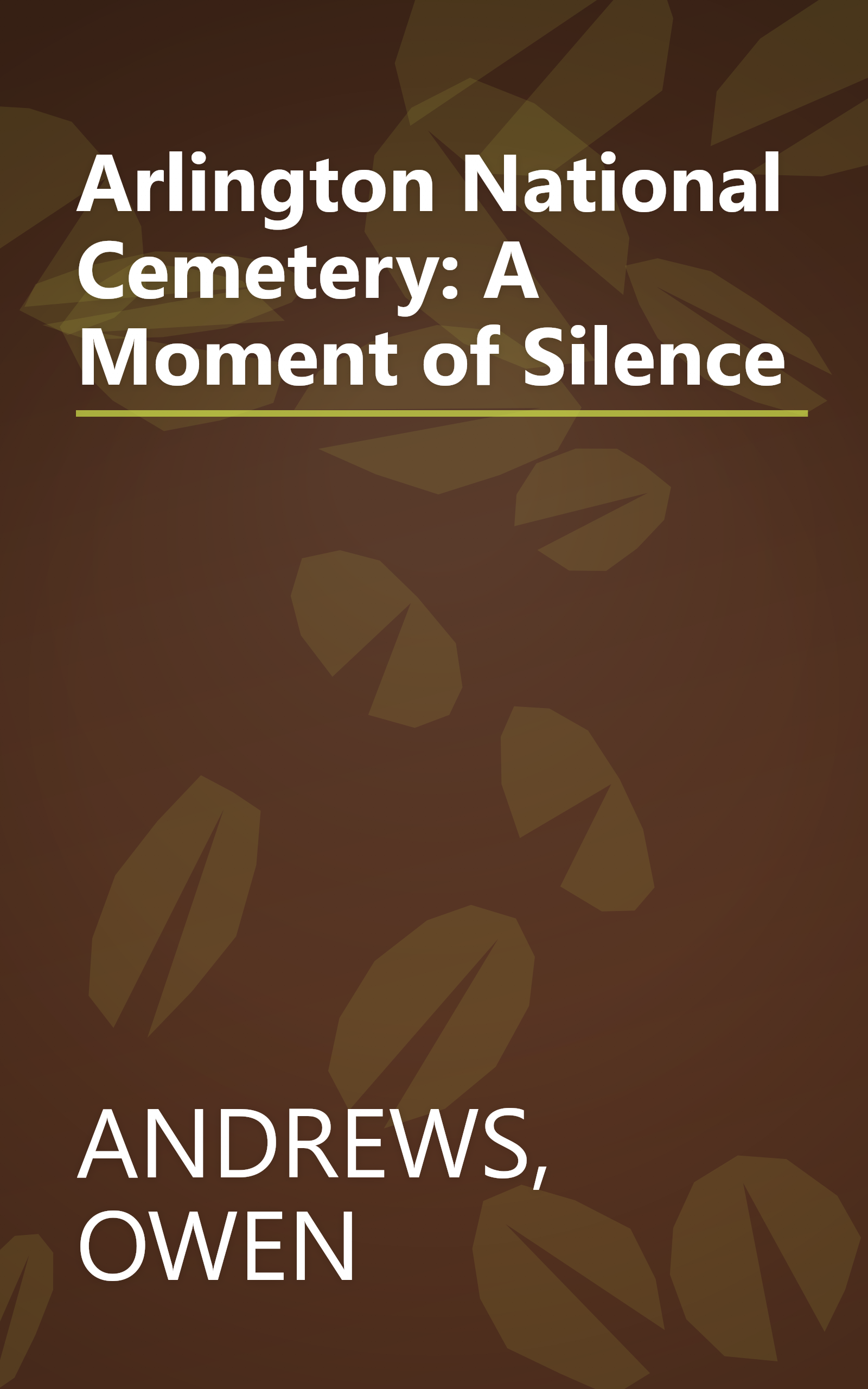 Arlington National Cemetery: A Moment of Silence book cover