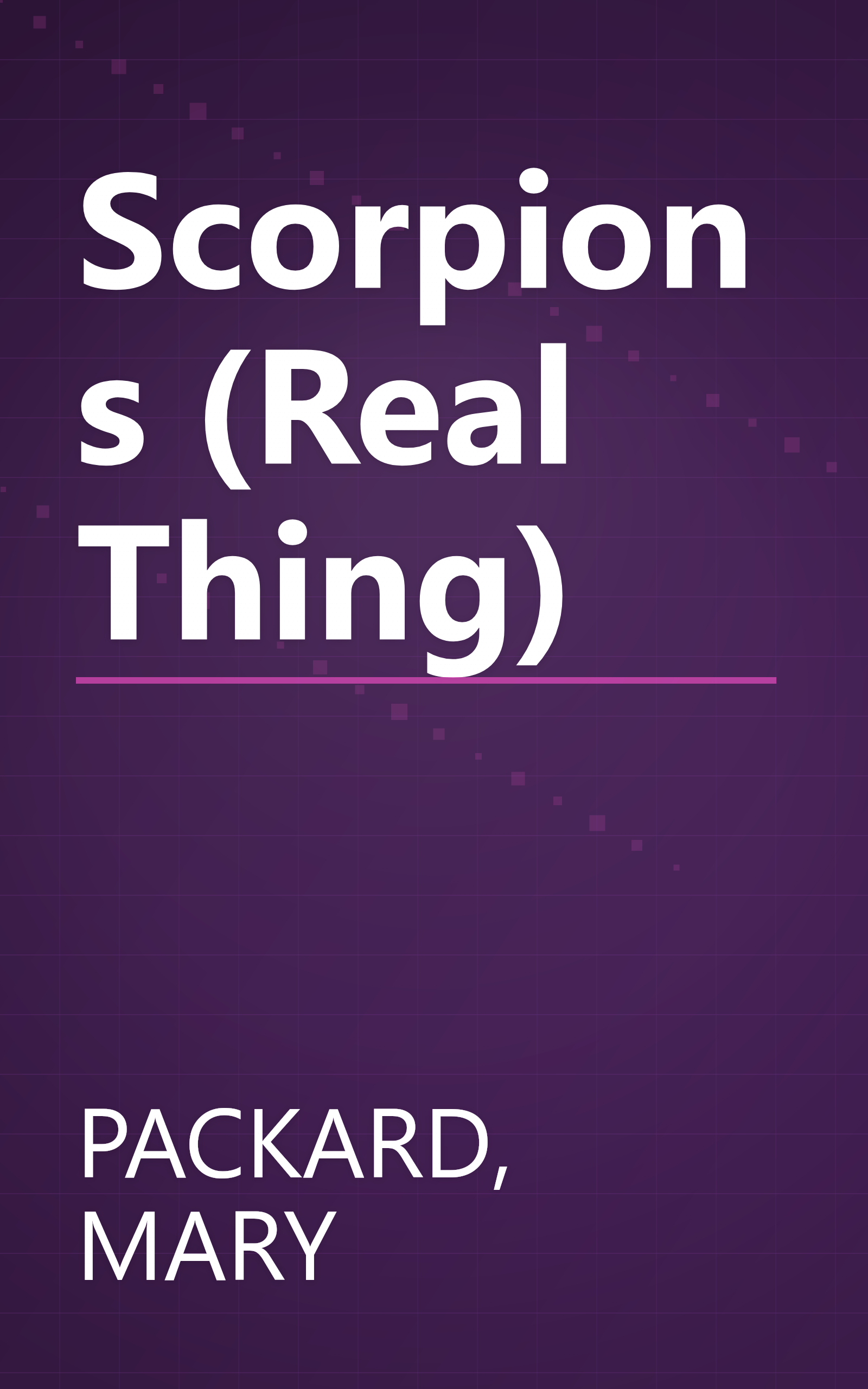 Scorpions (Real Thing) book cover