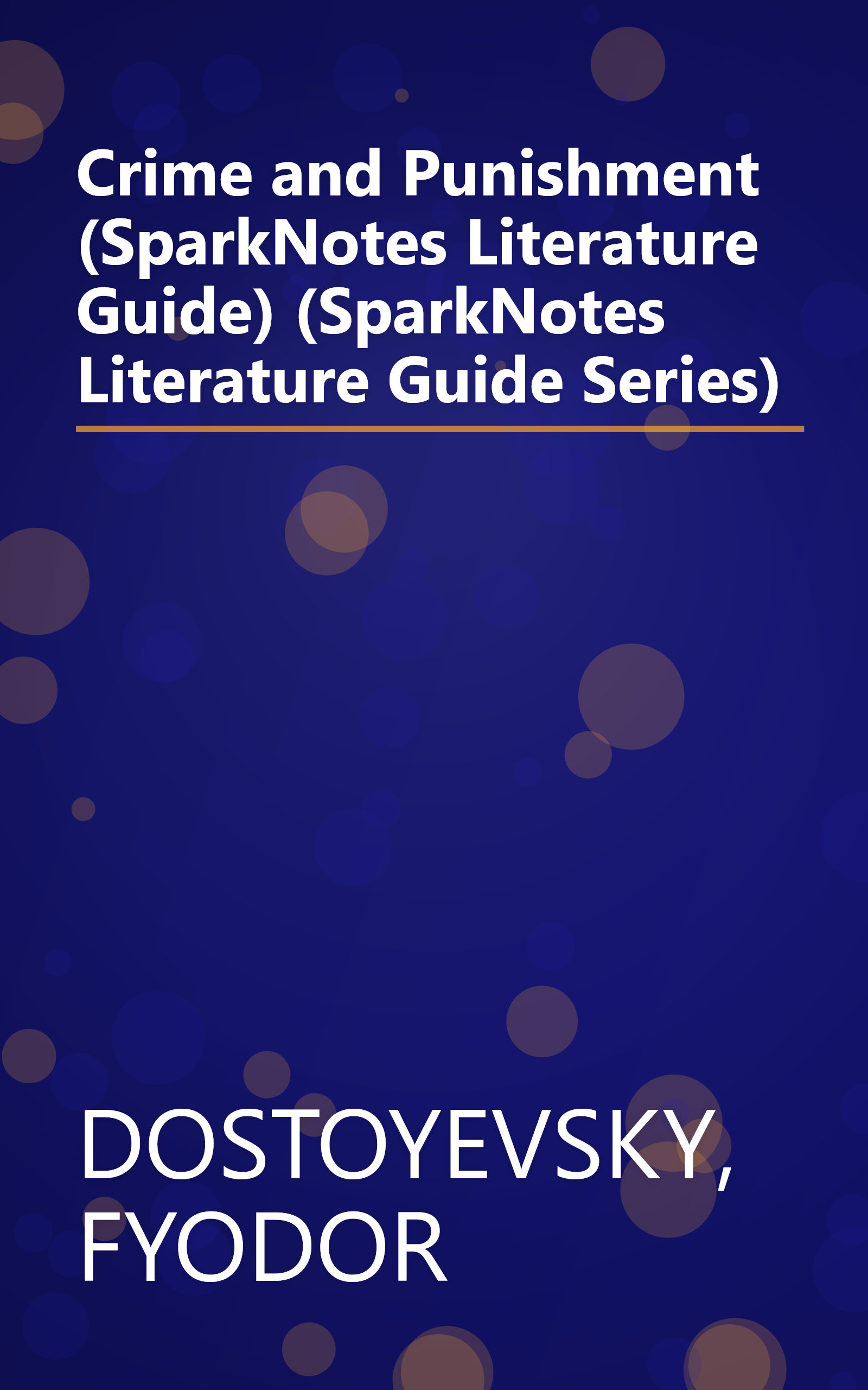 Crime and Punishment (SparkNotes Literature Guide) (SparkNotes Literature Guide Series) book cover