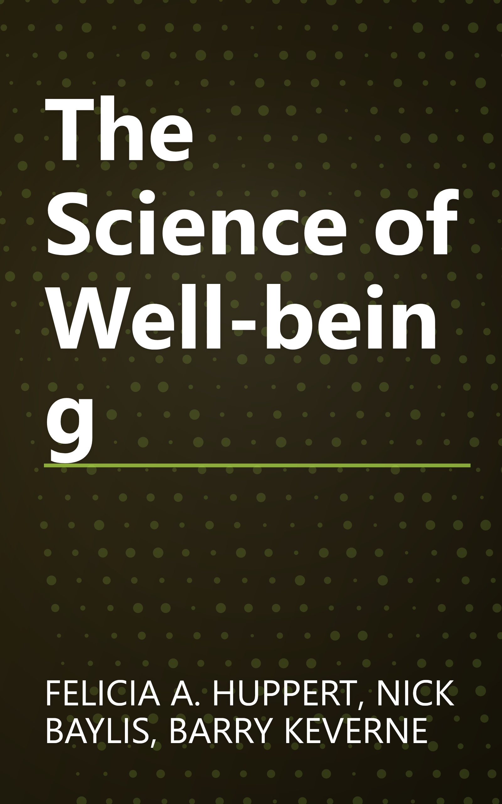 The Science of Well-being book cover