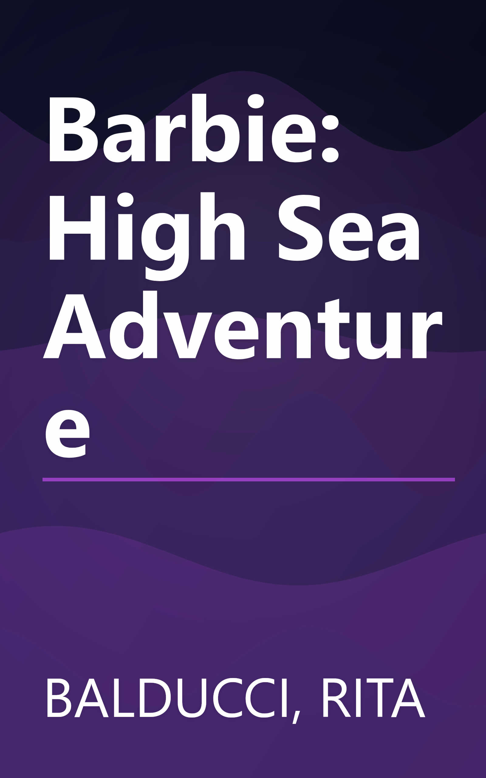 Barbie:  High Sea Adventure book cover