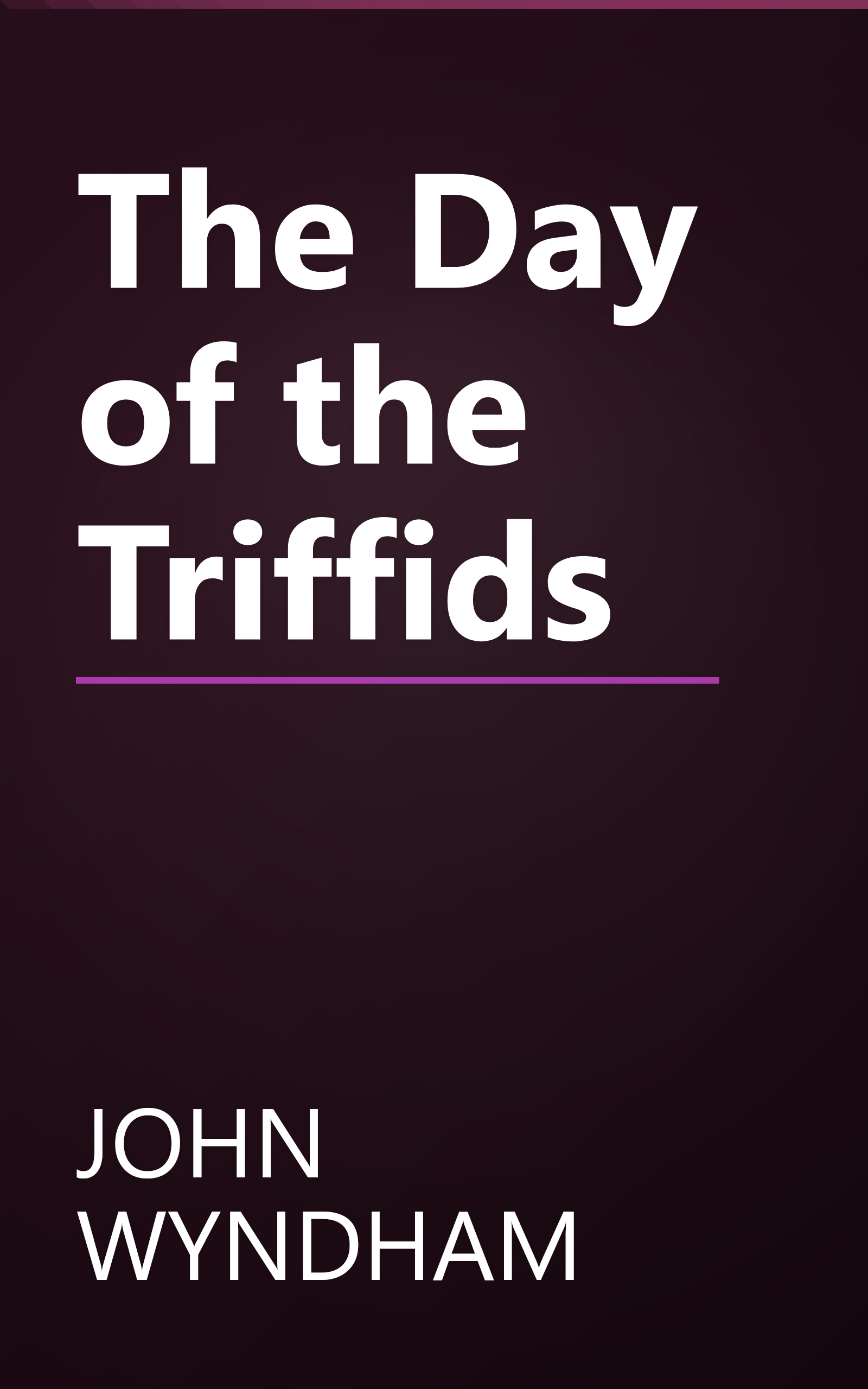 The Day of the Triffids book cover