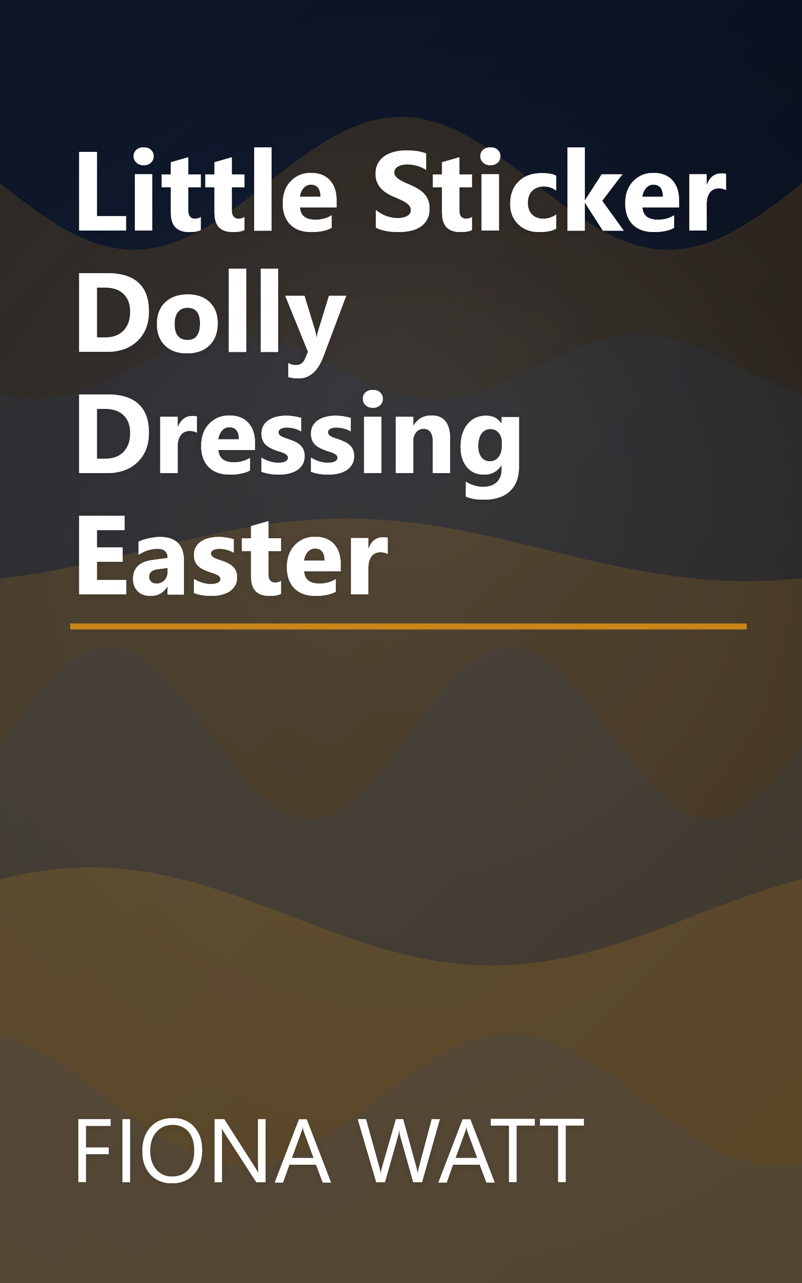 Little Sticker Dolly Dressing Easter book cover