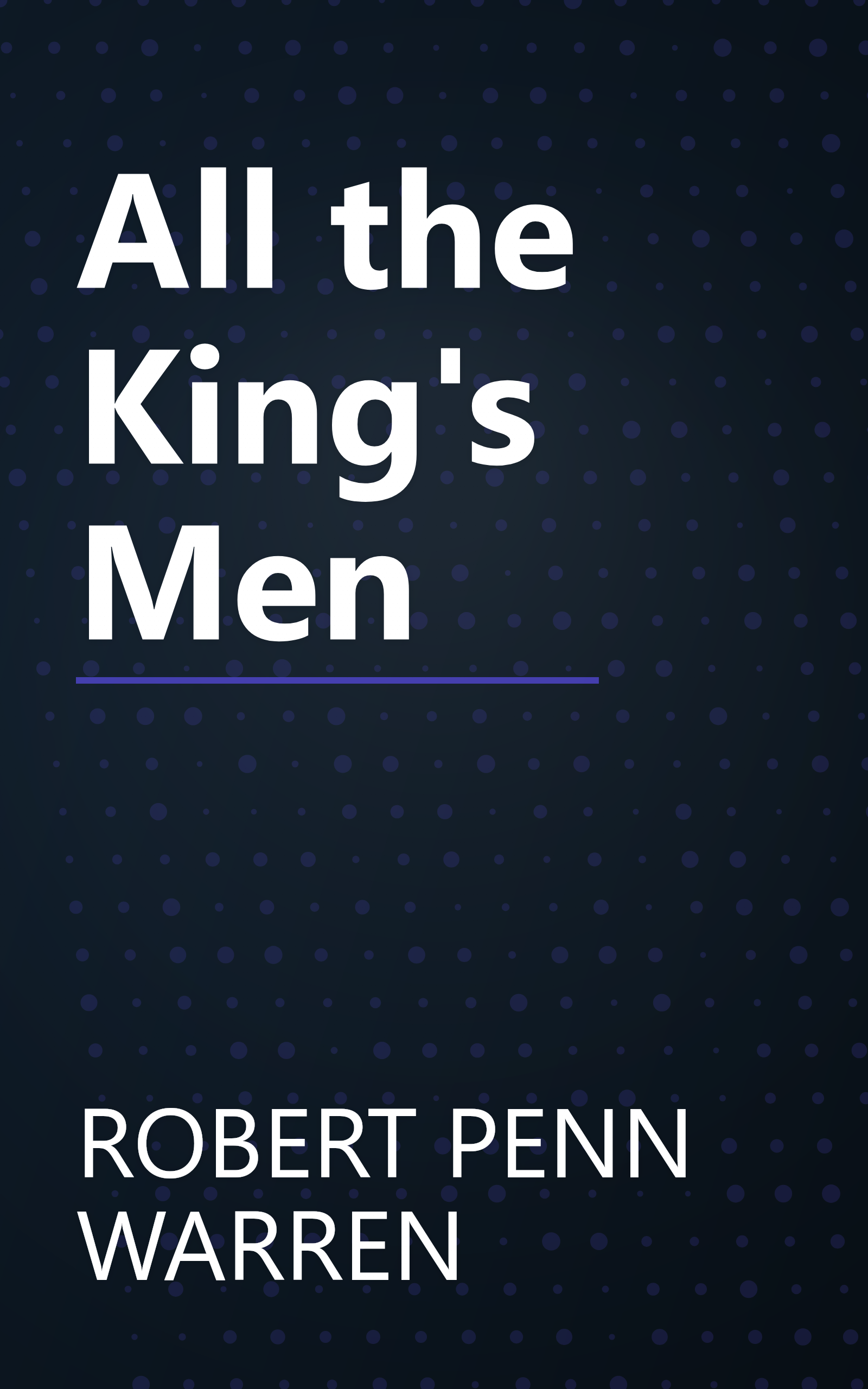 All the King's Men book cover