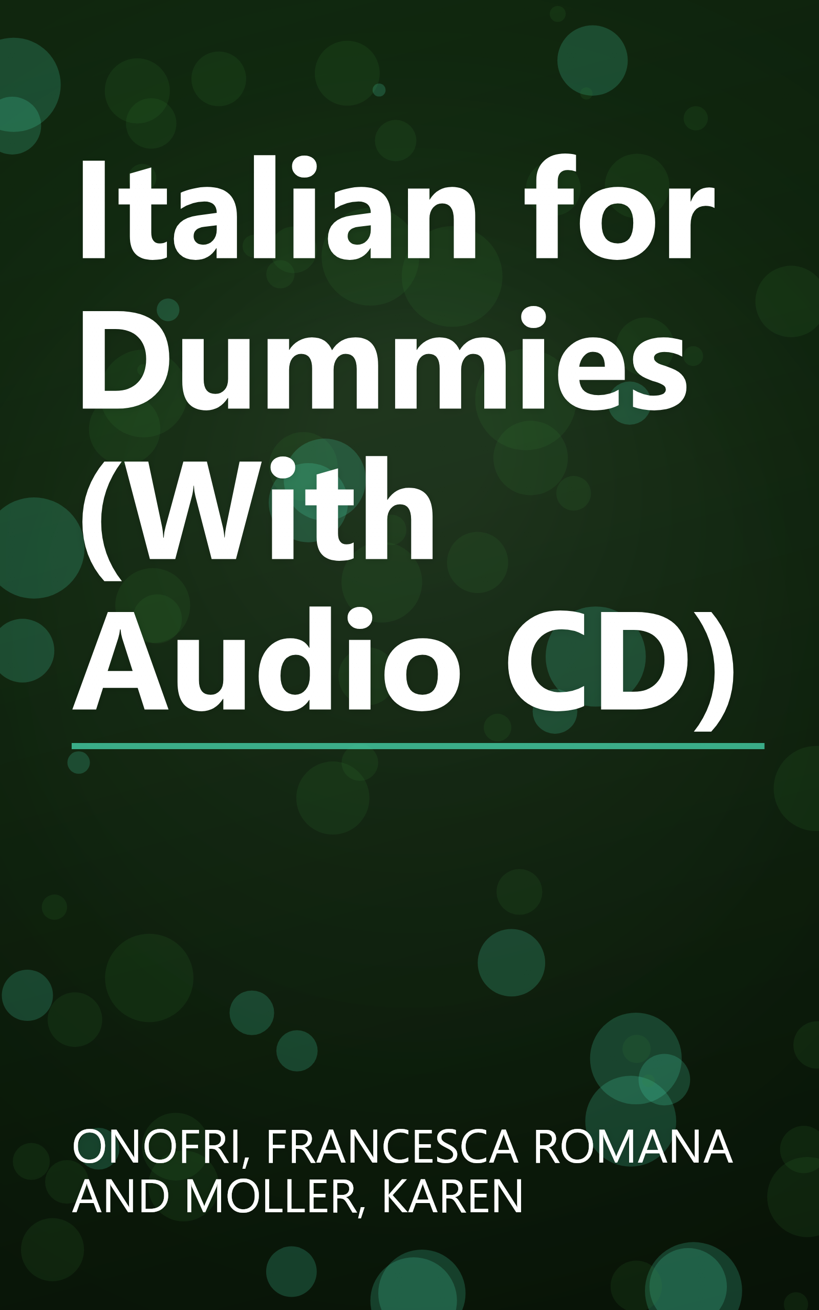 Italian for Dummies (With Audio CD) book cover