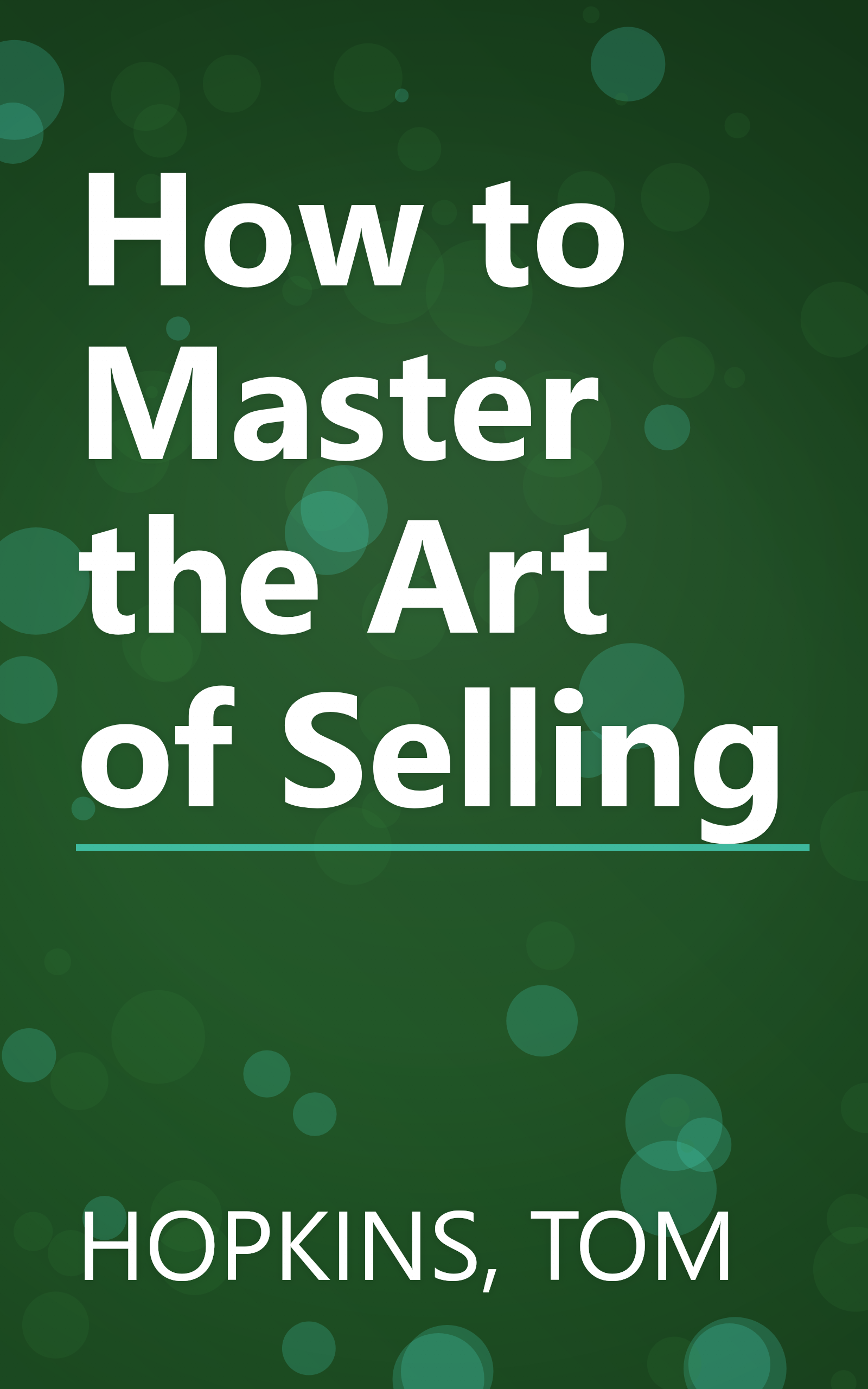 How to Master the Art of Selling book cover