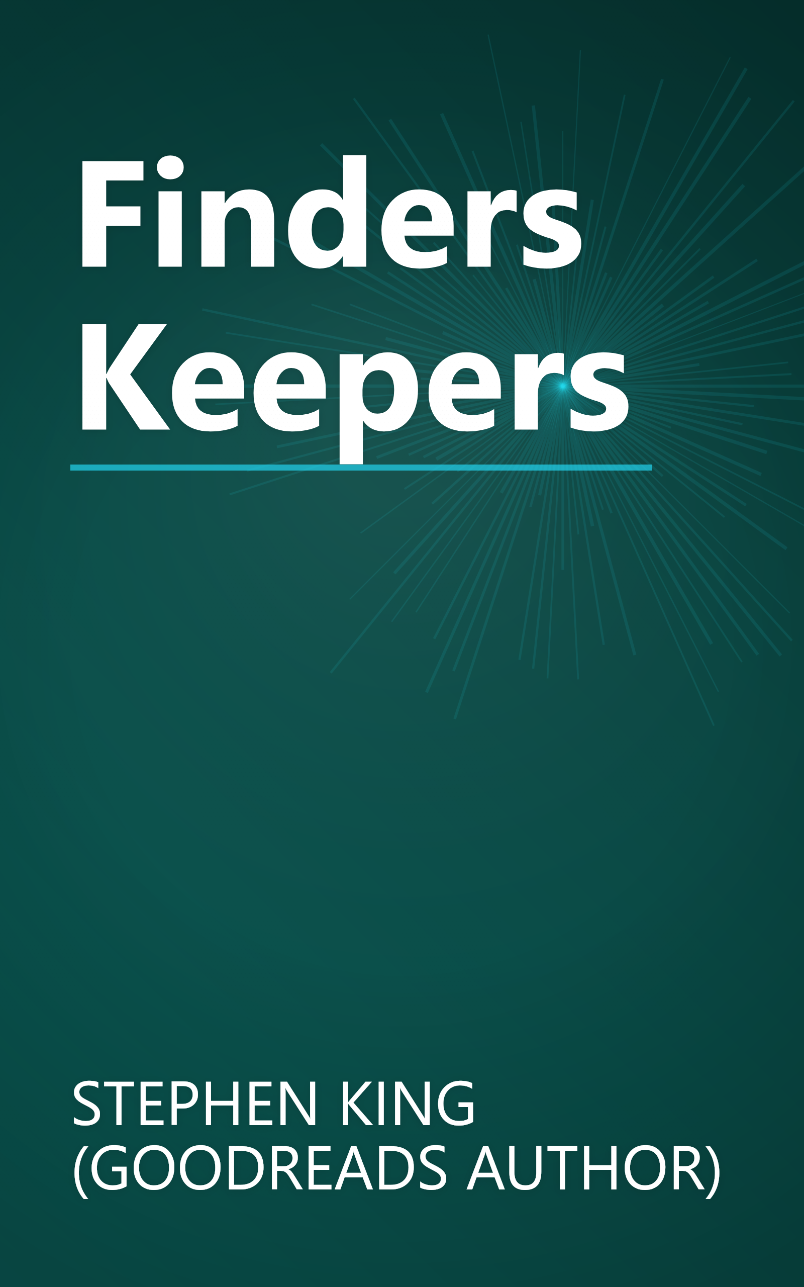 Finders Keepers book cover