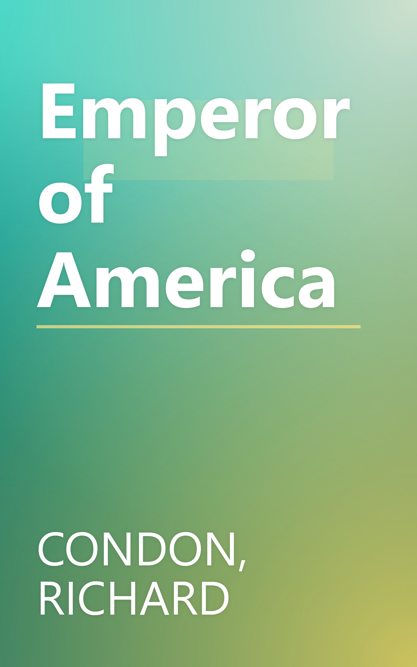 Emperor of America book cover