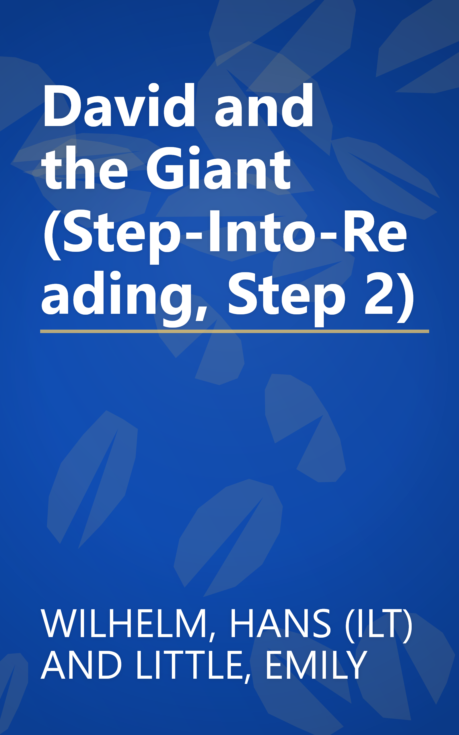David and the Giant (Step-Into-Reading, Step 2) book cover