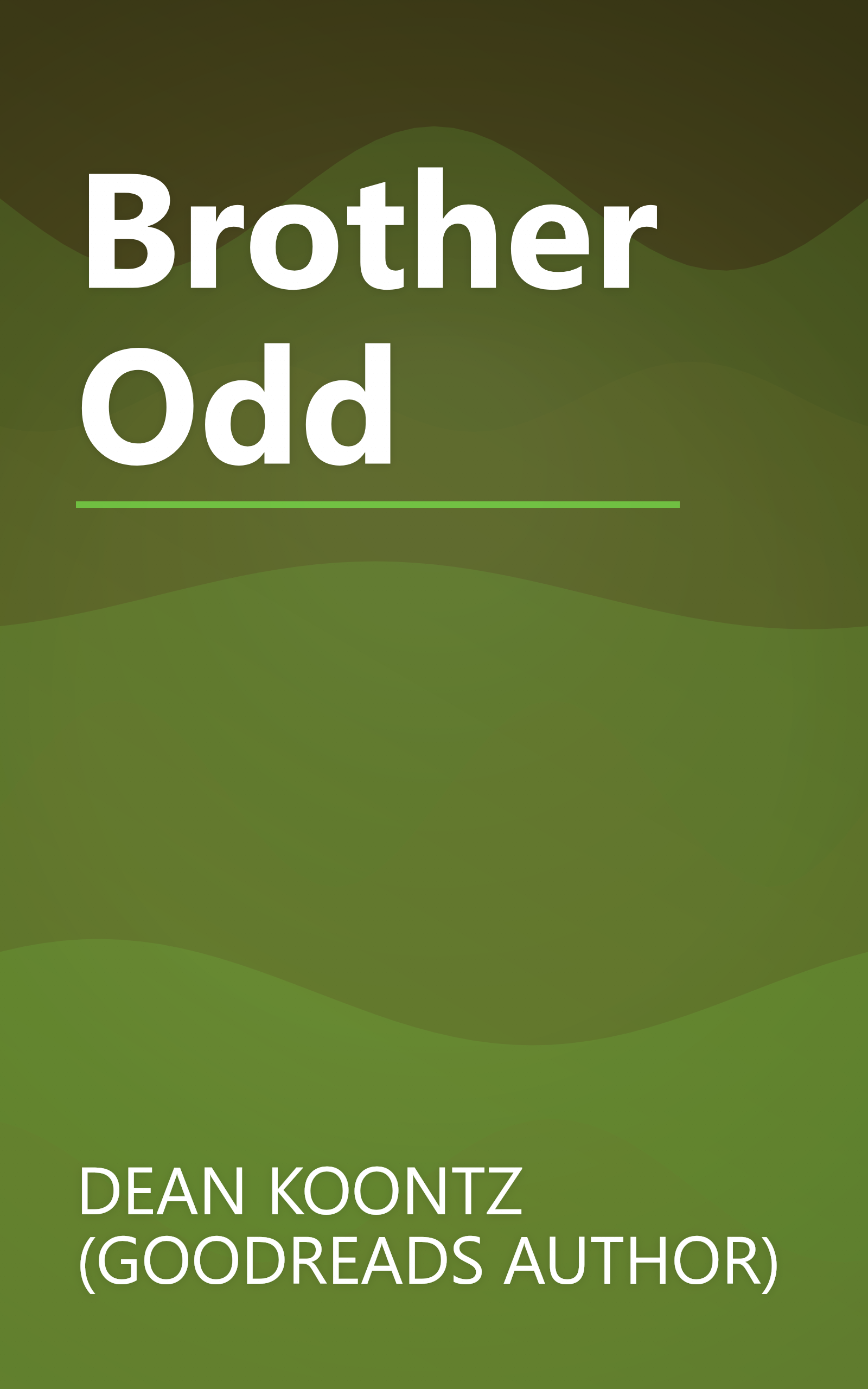 Brother Odd book cover
