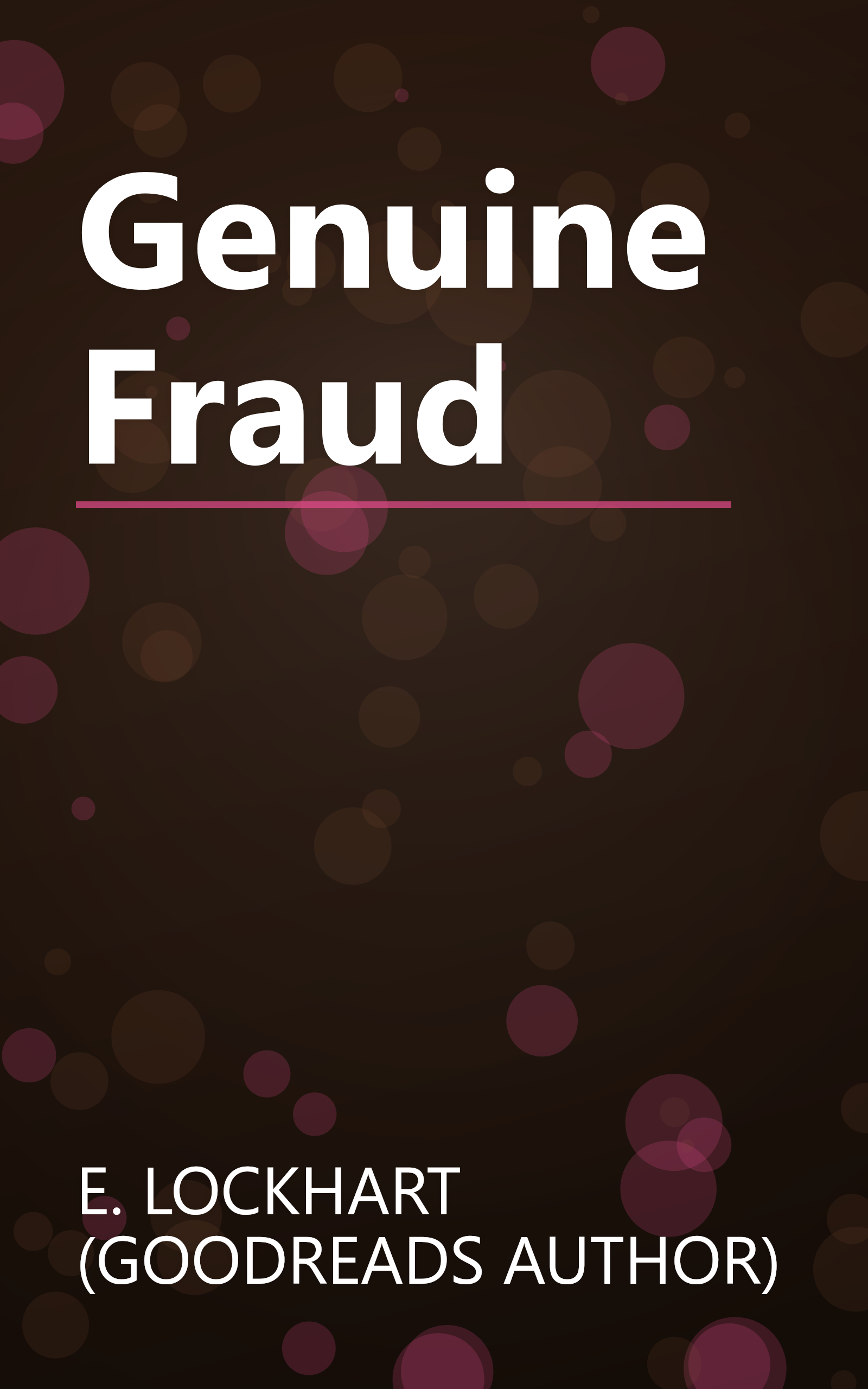 Genuine Fraud book cover