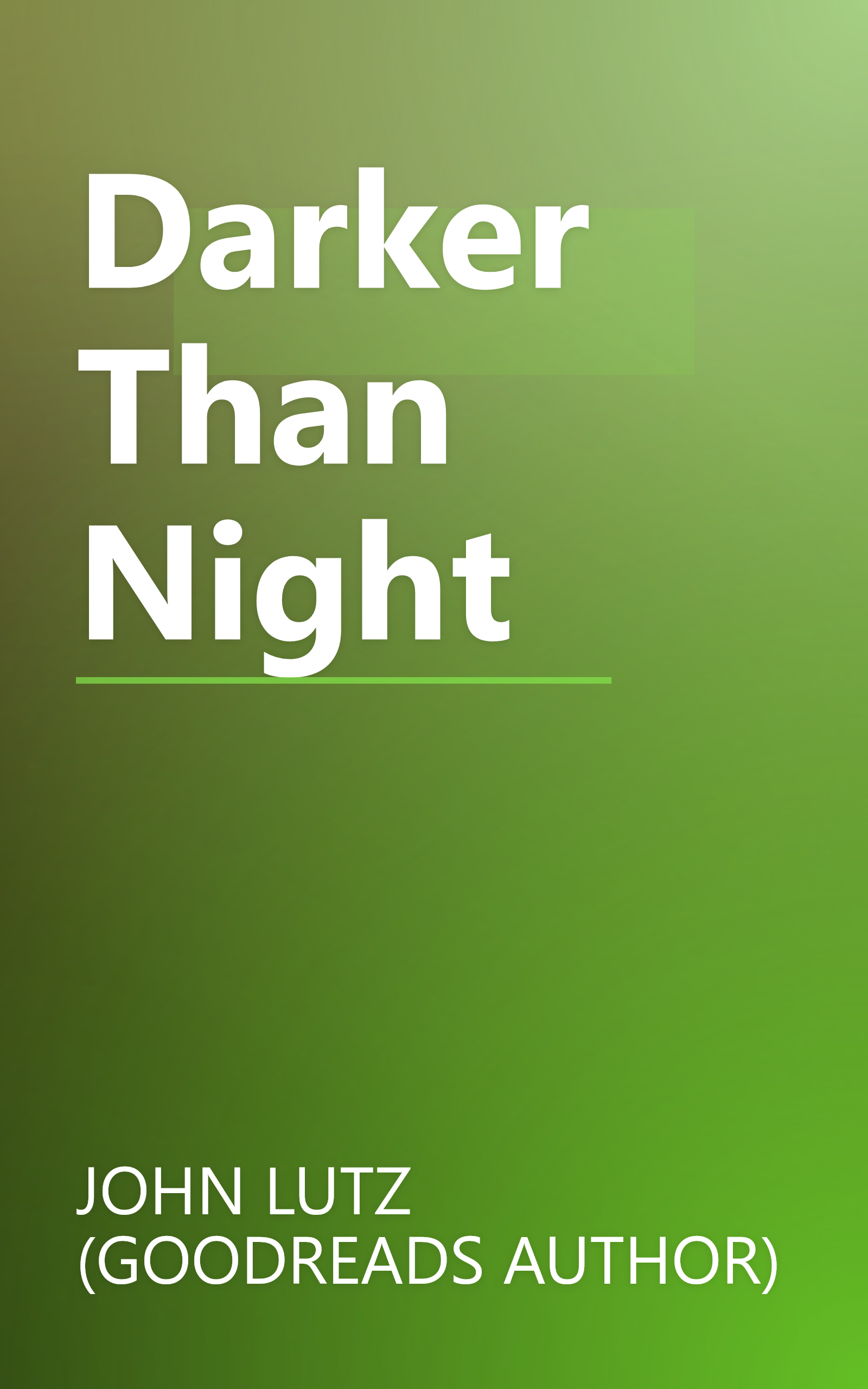Darker Than Night book cover