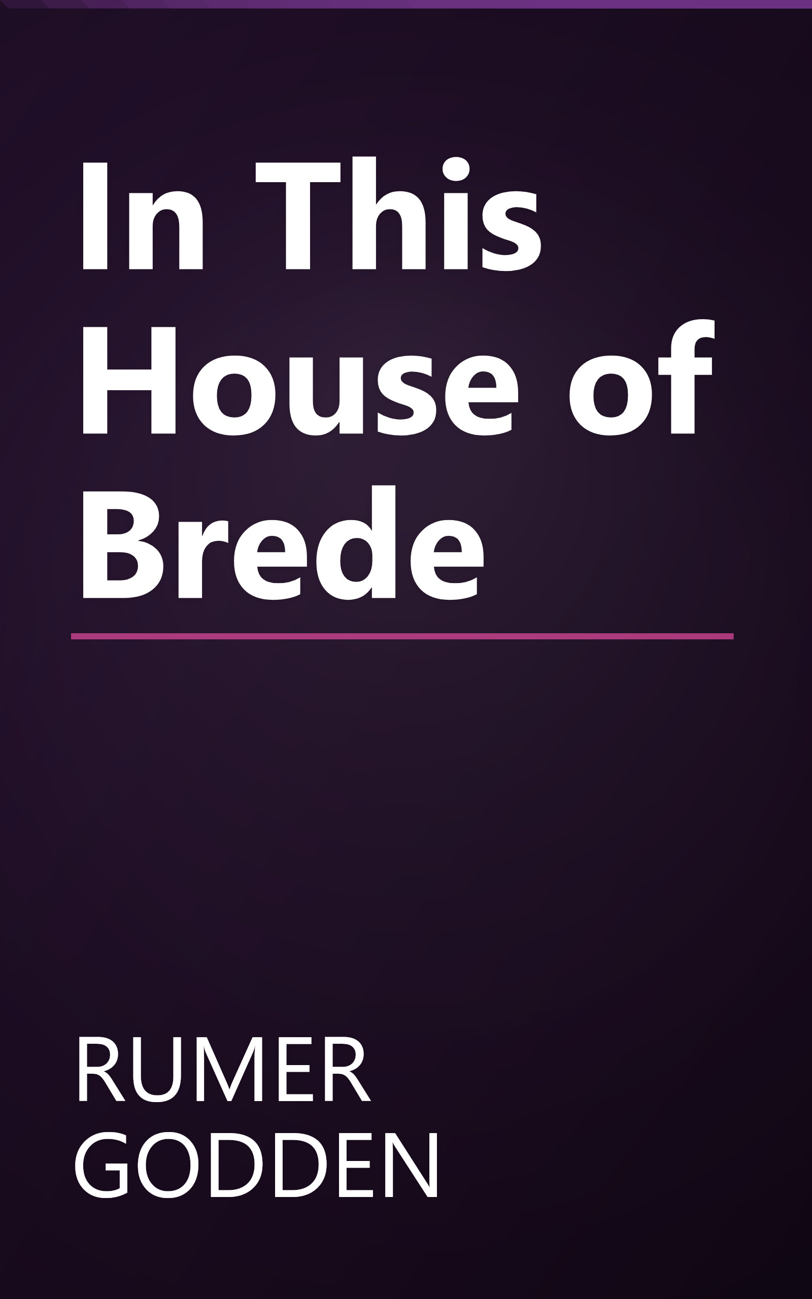 In This House of Brede book cover