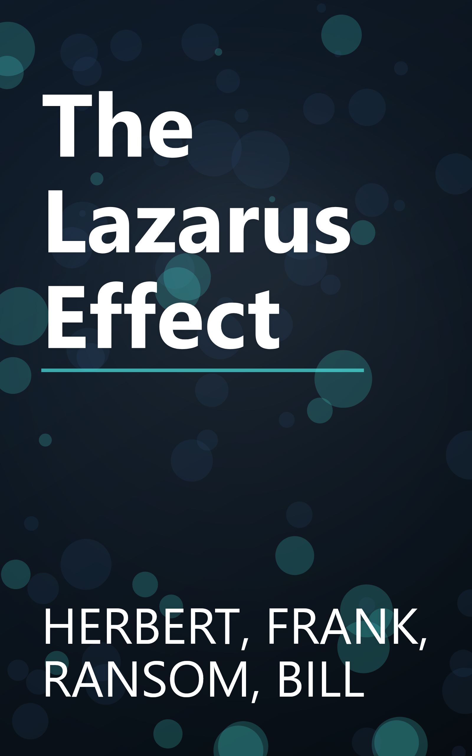 The Lazarus Effect book cover
