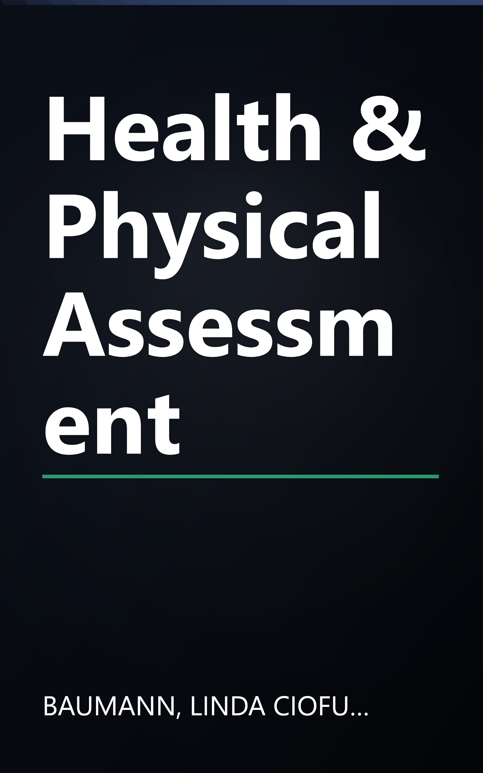 Health & Physical Assessment book cover